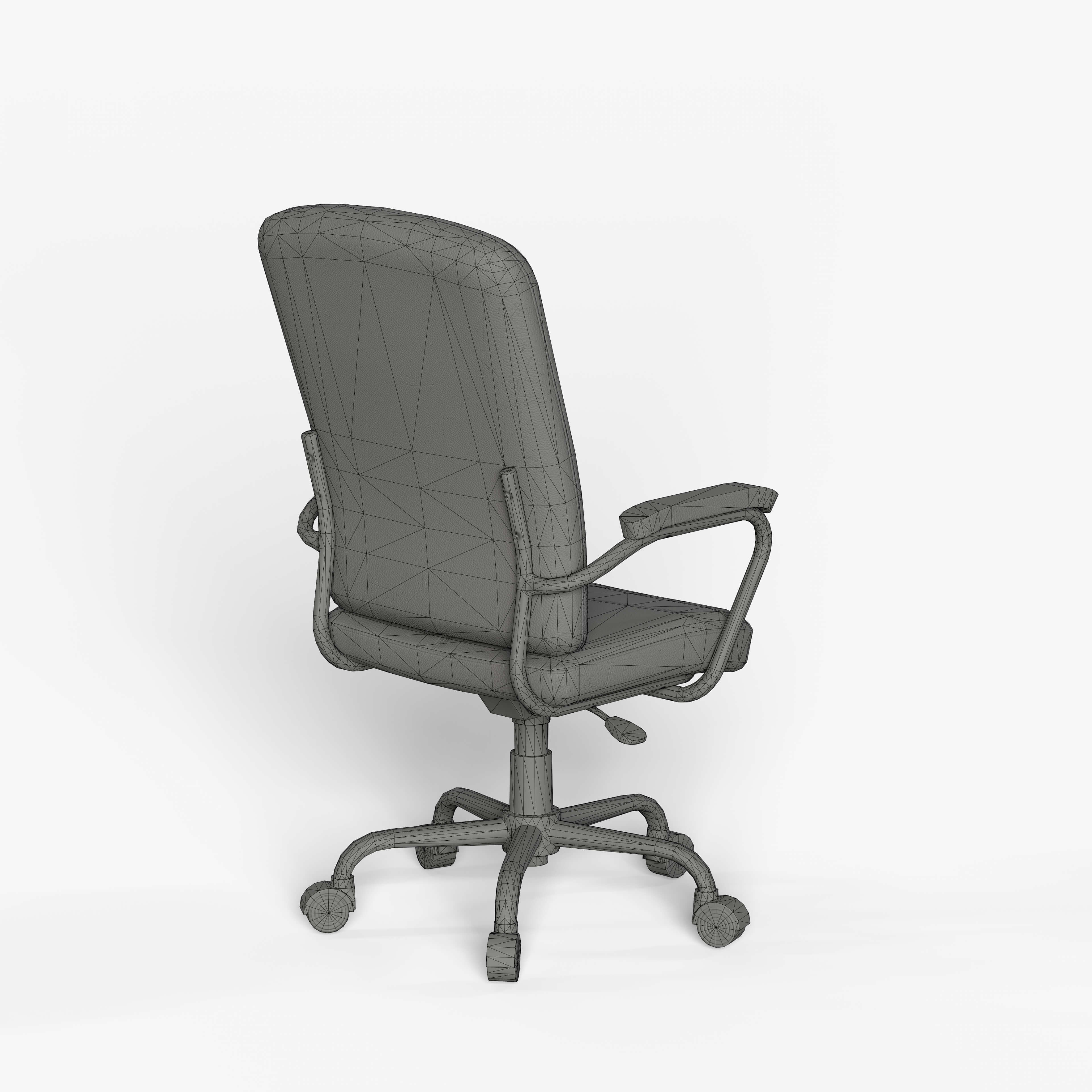 Chair Office Executive V2 - 3D Model by GunsNTanks