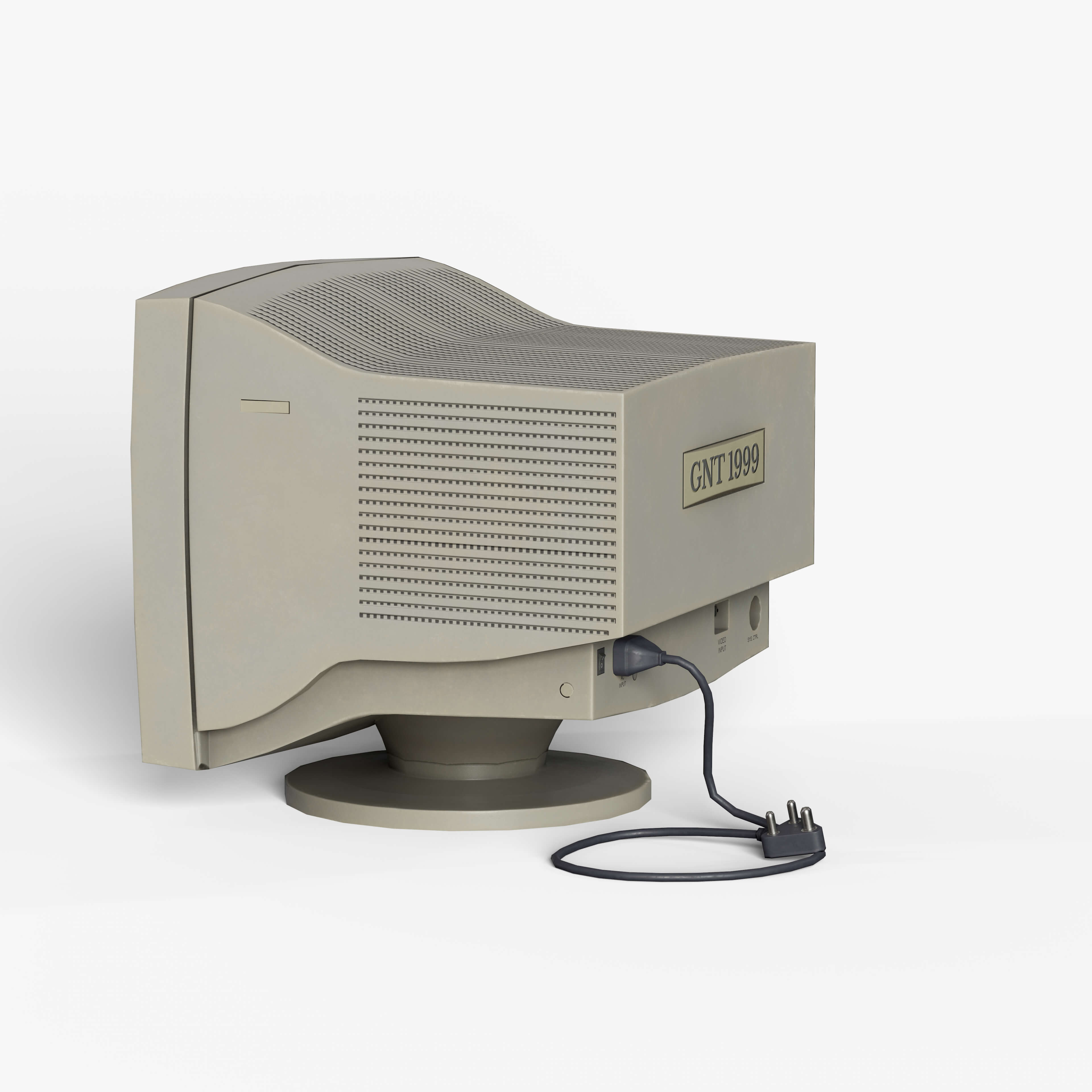 CRT Monitor Screen - 3D Model by GunsNTanks