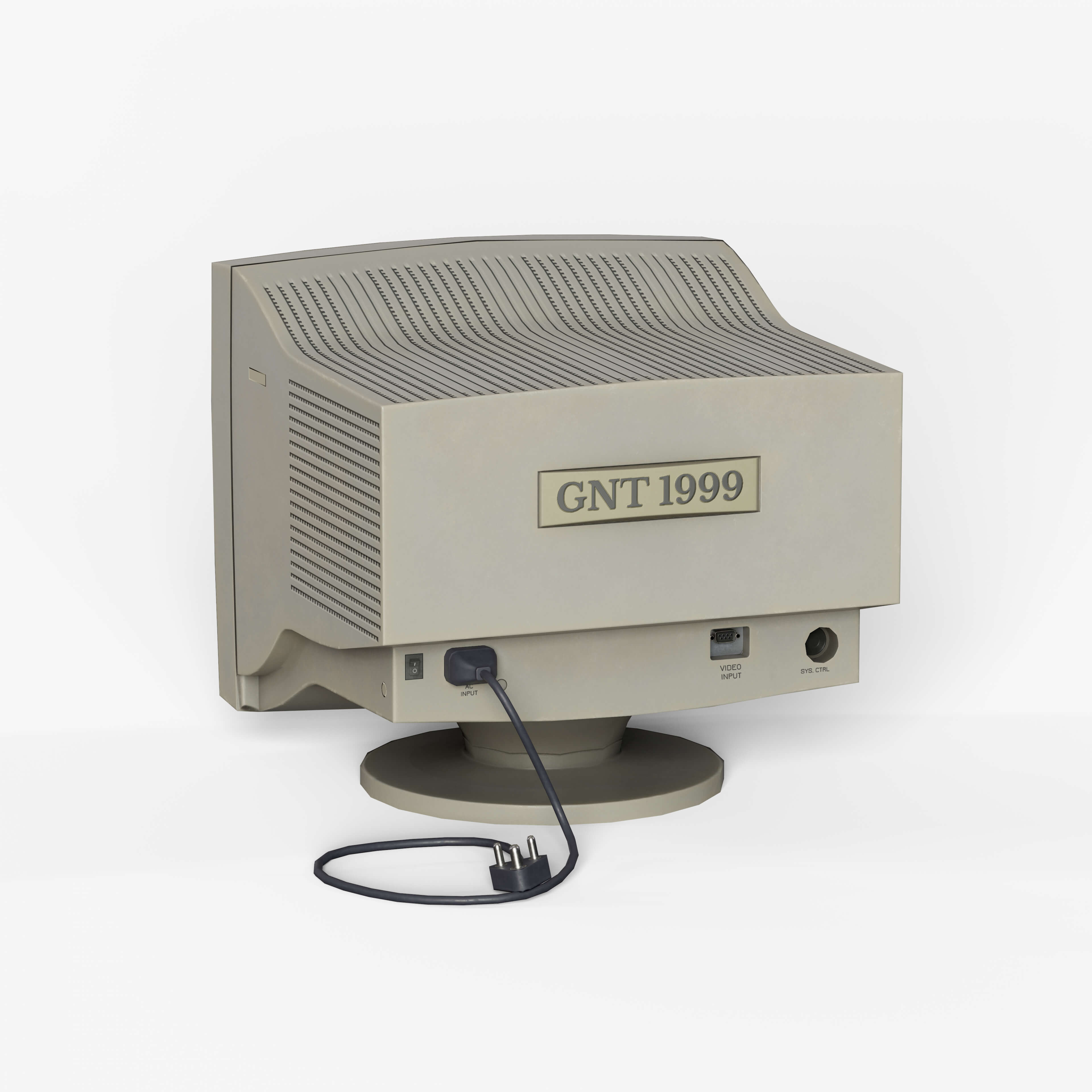 CRT Monitor Screen - 3D Model by GunsNTanks