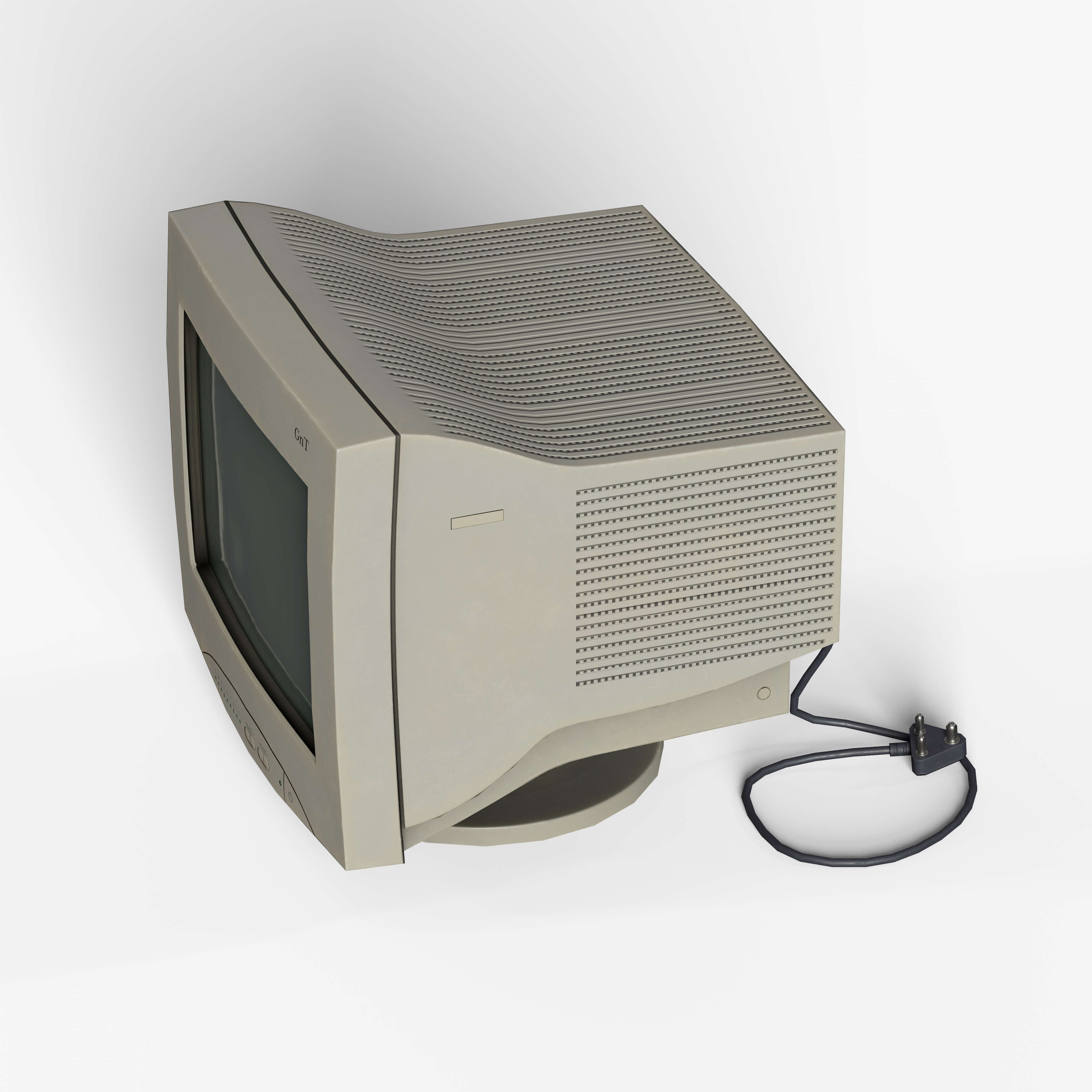 CRT Monitor Screen - 3D Model by GunsNTanks