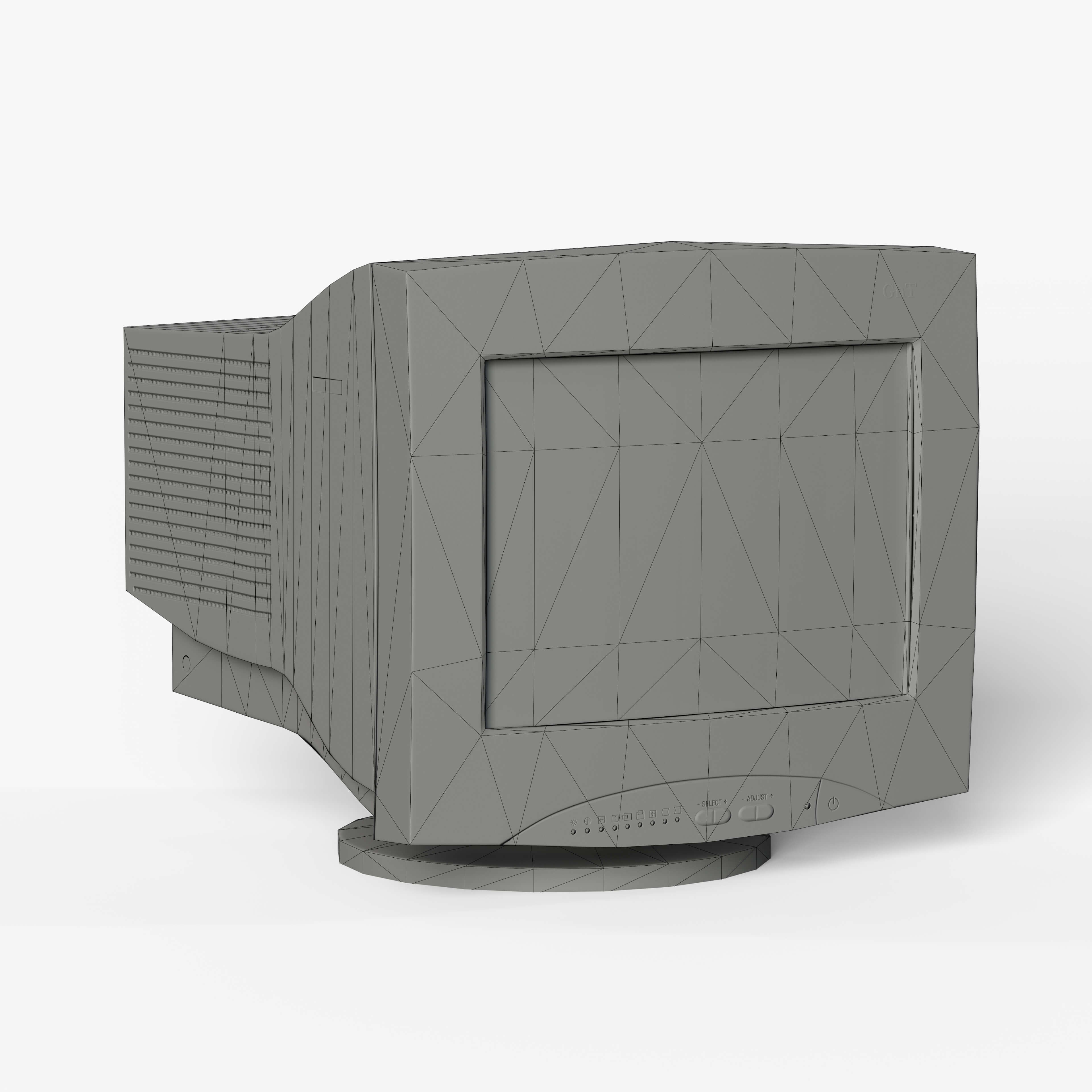 CRT Monitor Screen - 3D Model by GunsNTanks