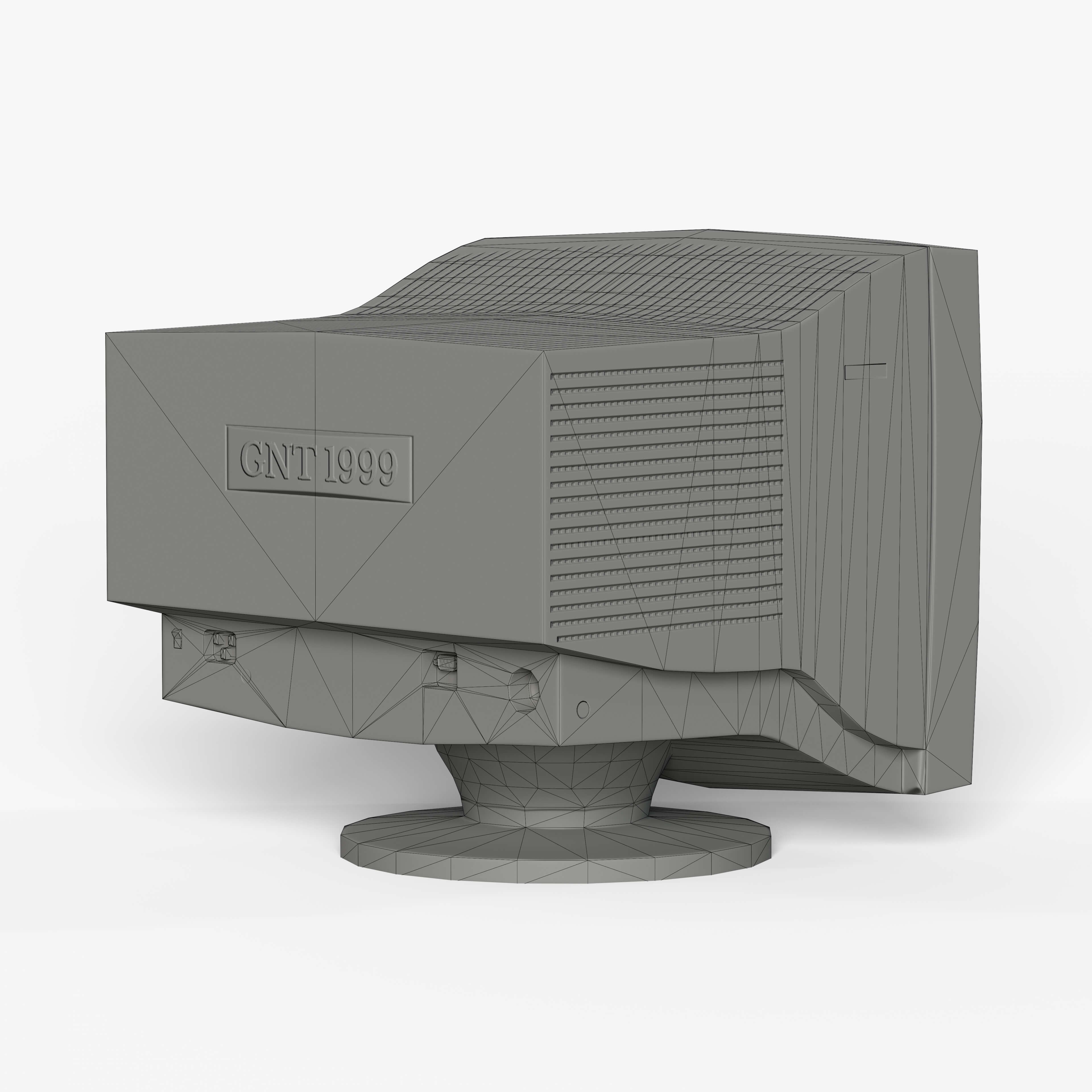 CRT Monitor Screen - 3D Model by GunsNTanks