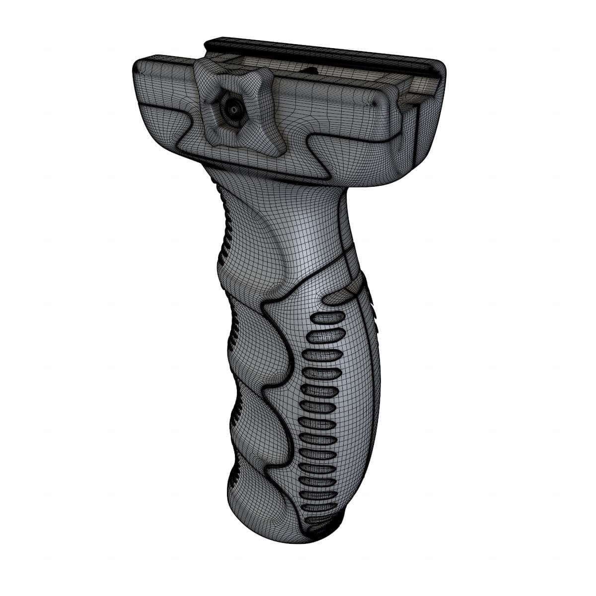 Foregrip CAA Ergonomic - 3D Model by GunsNTanks
