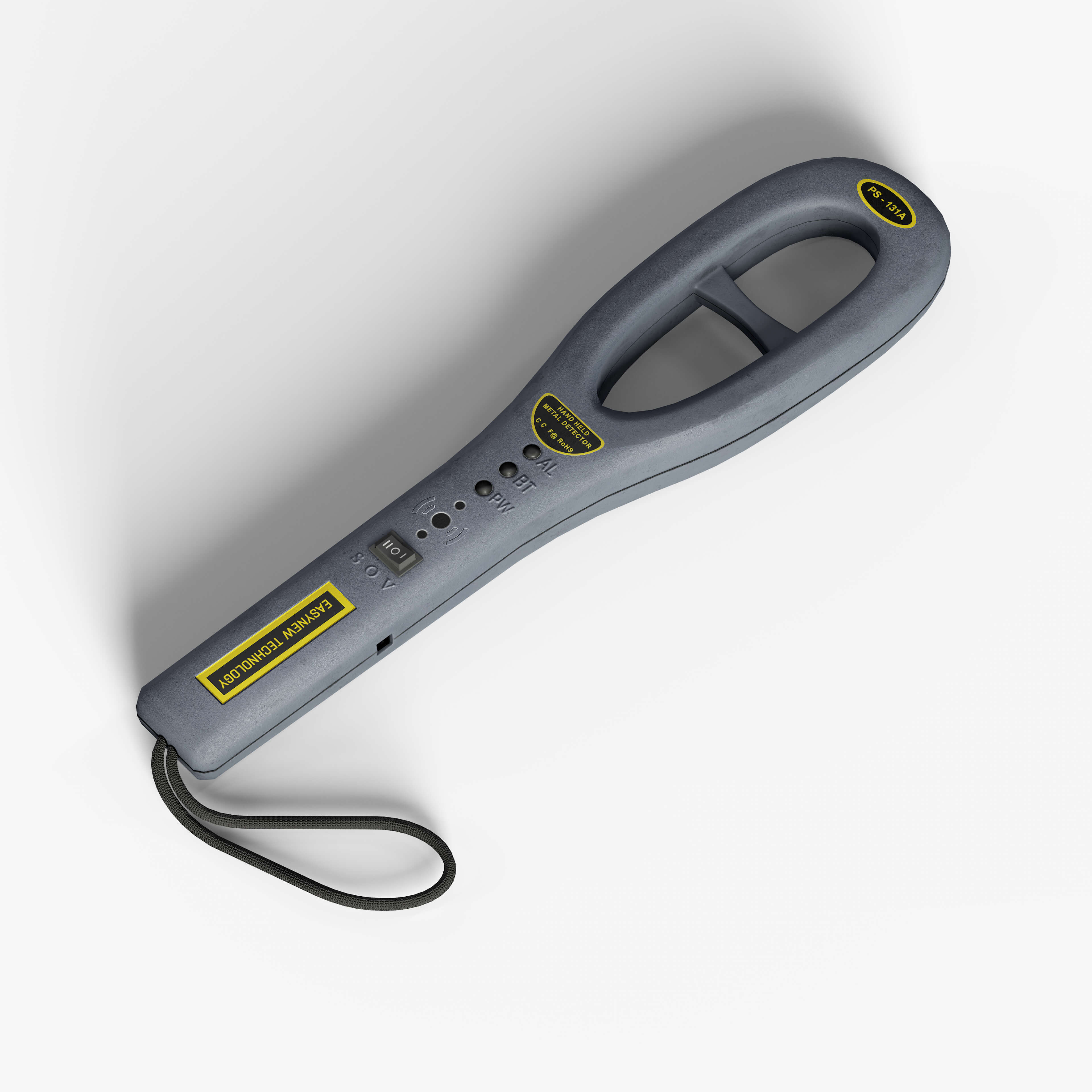 Hand Held Metal Detector - 3D Model by GunsNTanks