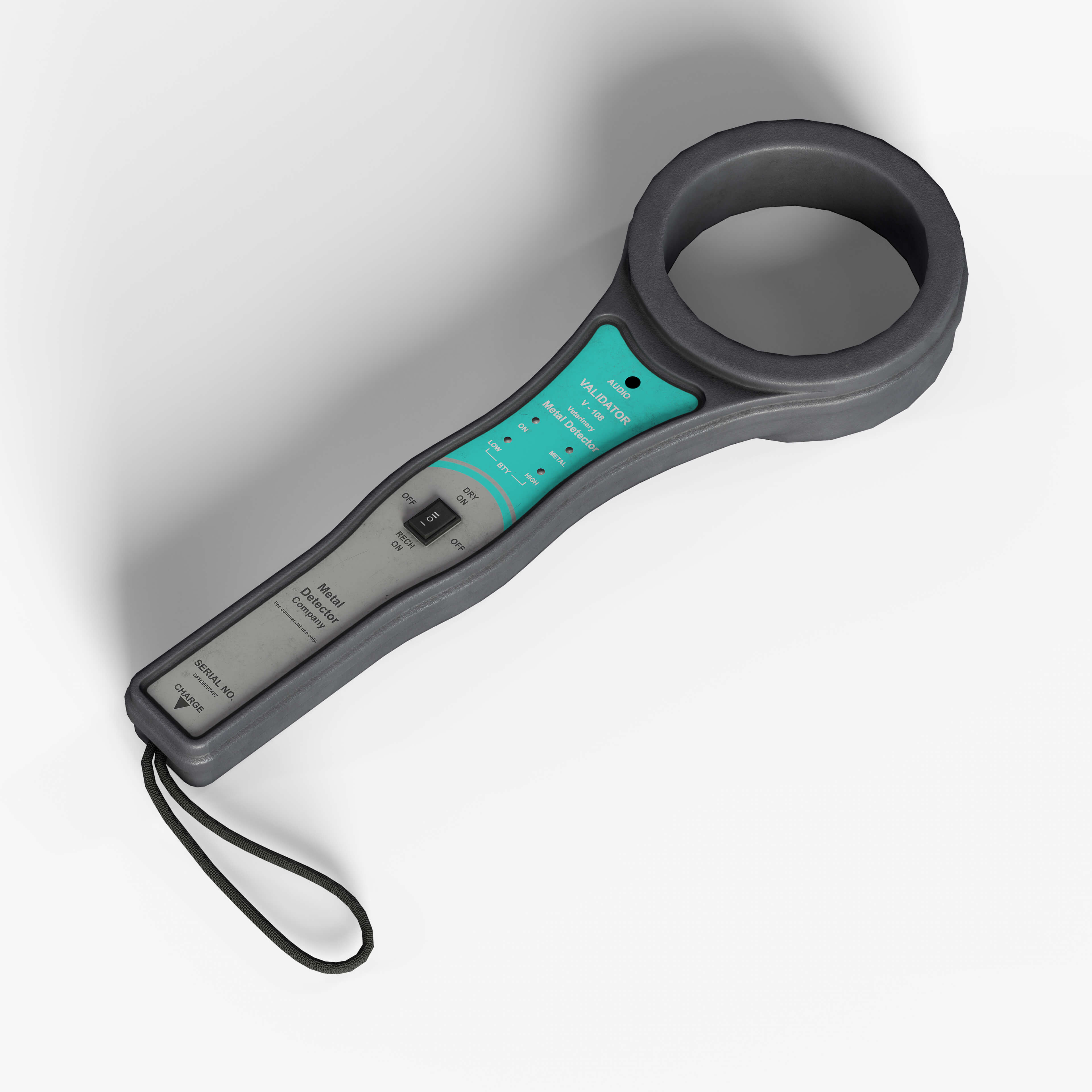 Hand Held Metal Detector - 3D Model by GunsNTanks