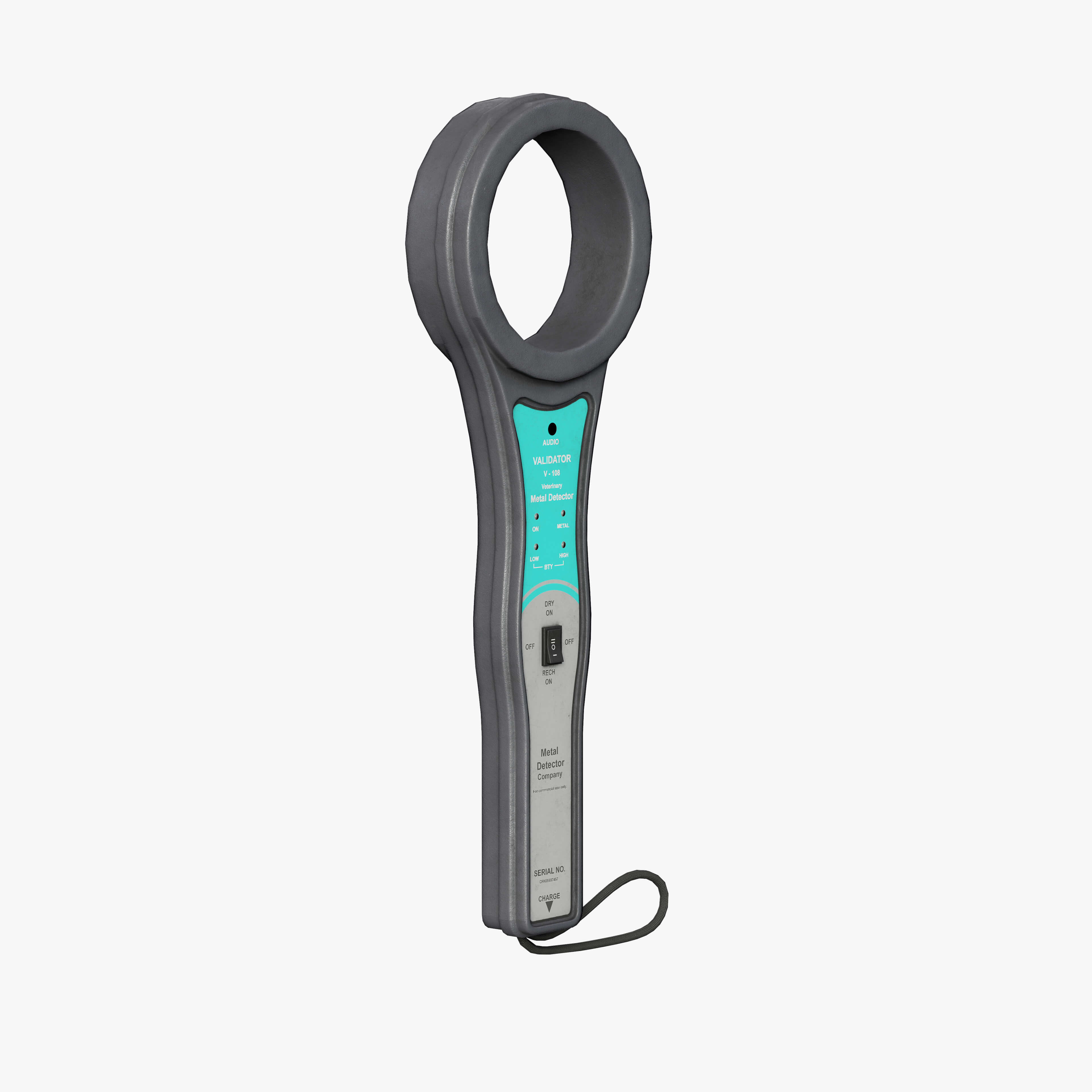 Hand Held Metal Detector - 3D Model by GunsNTanks