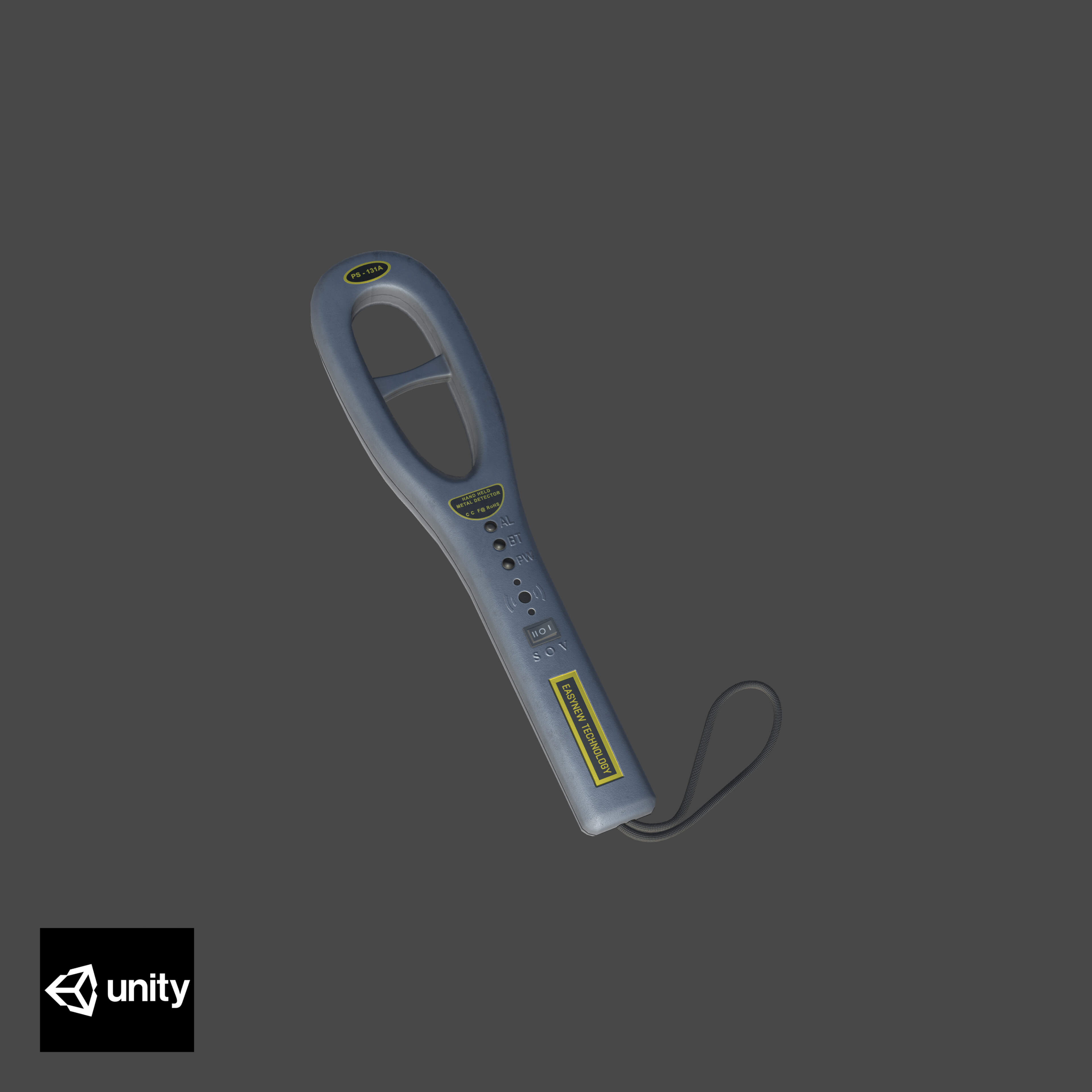 Hand Held Metal Detector - 3D Model by GunsNTanks