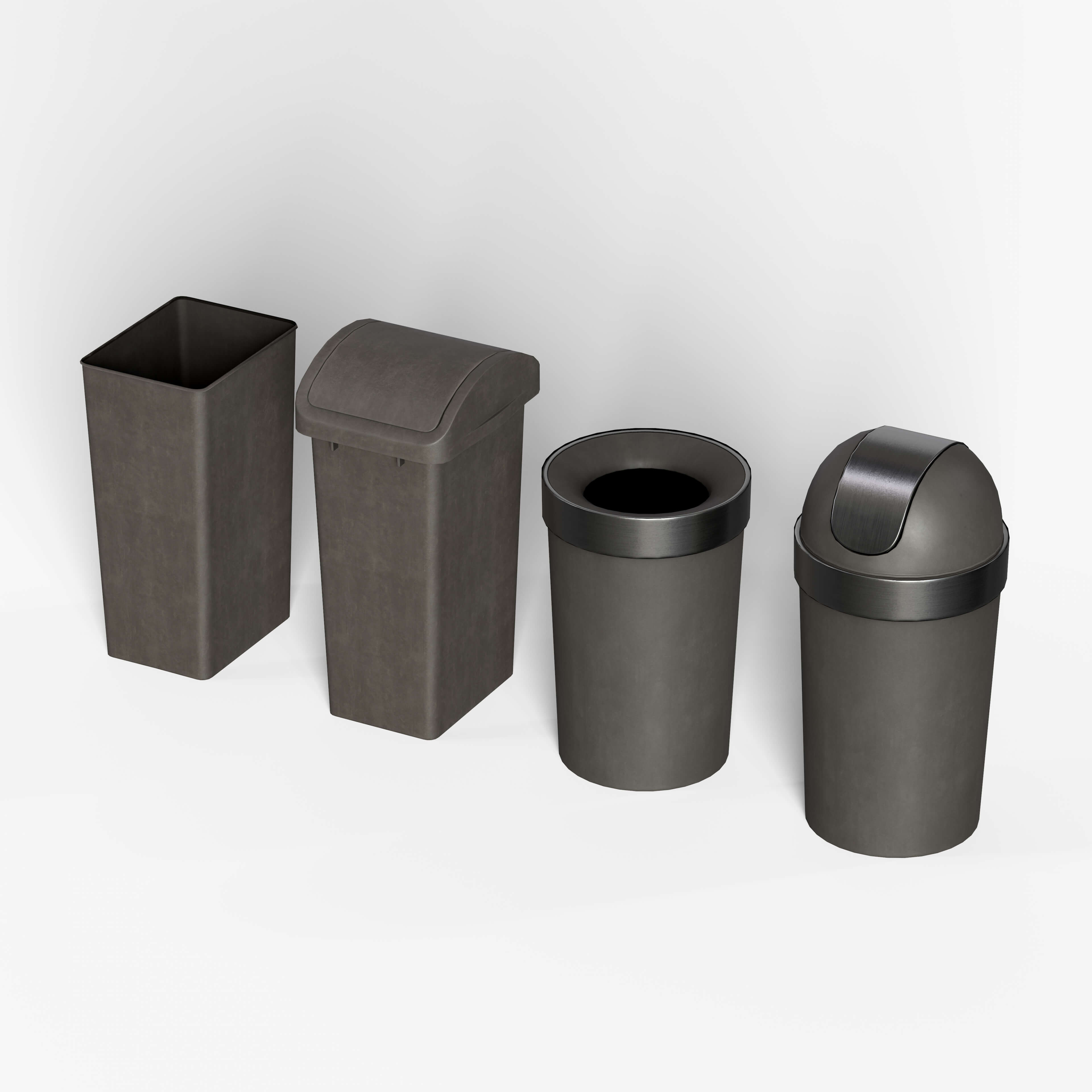 Indoor Trash Can - 3D Model by GunsNTanks