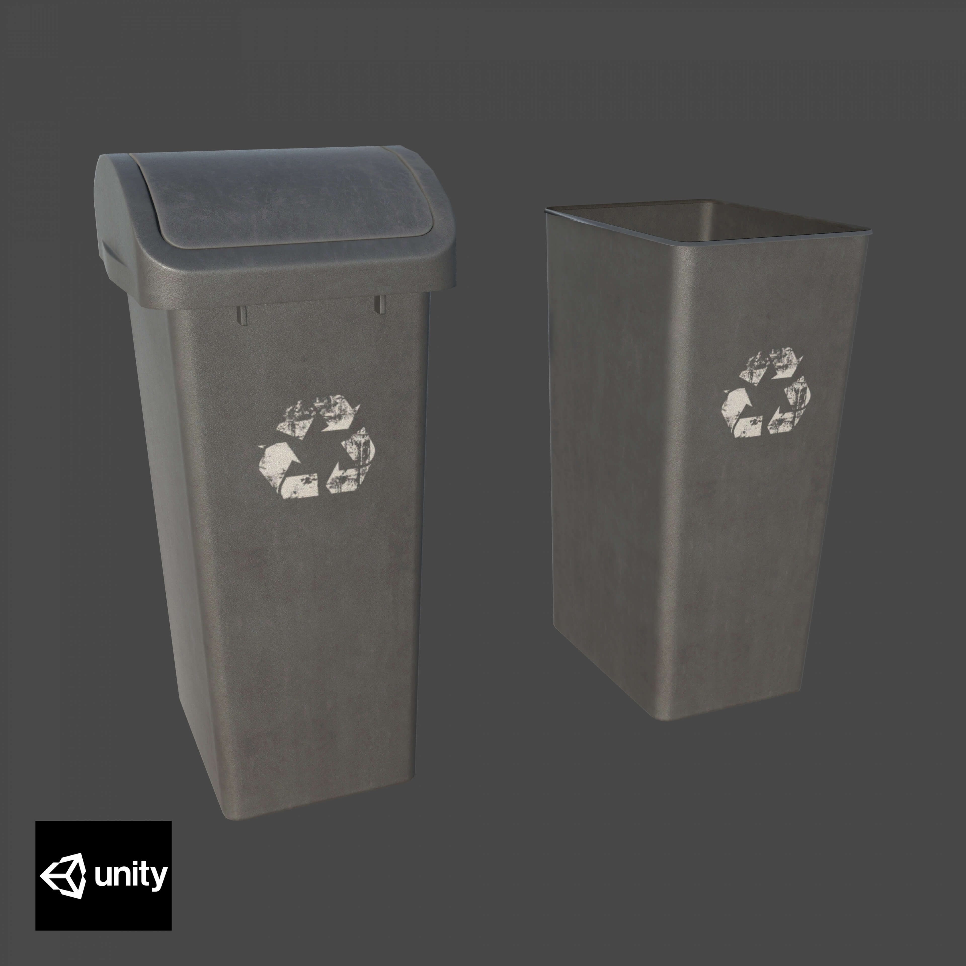 Indoor Trash Can - 3D Model by GunsNTanks