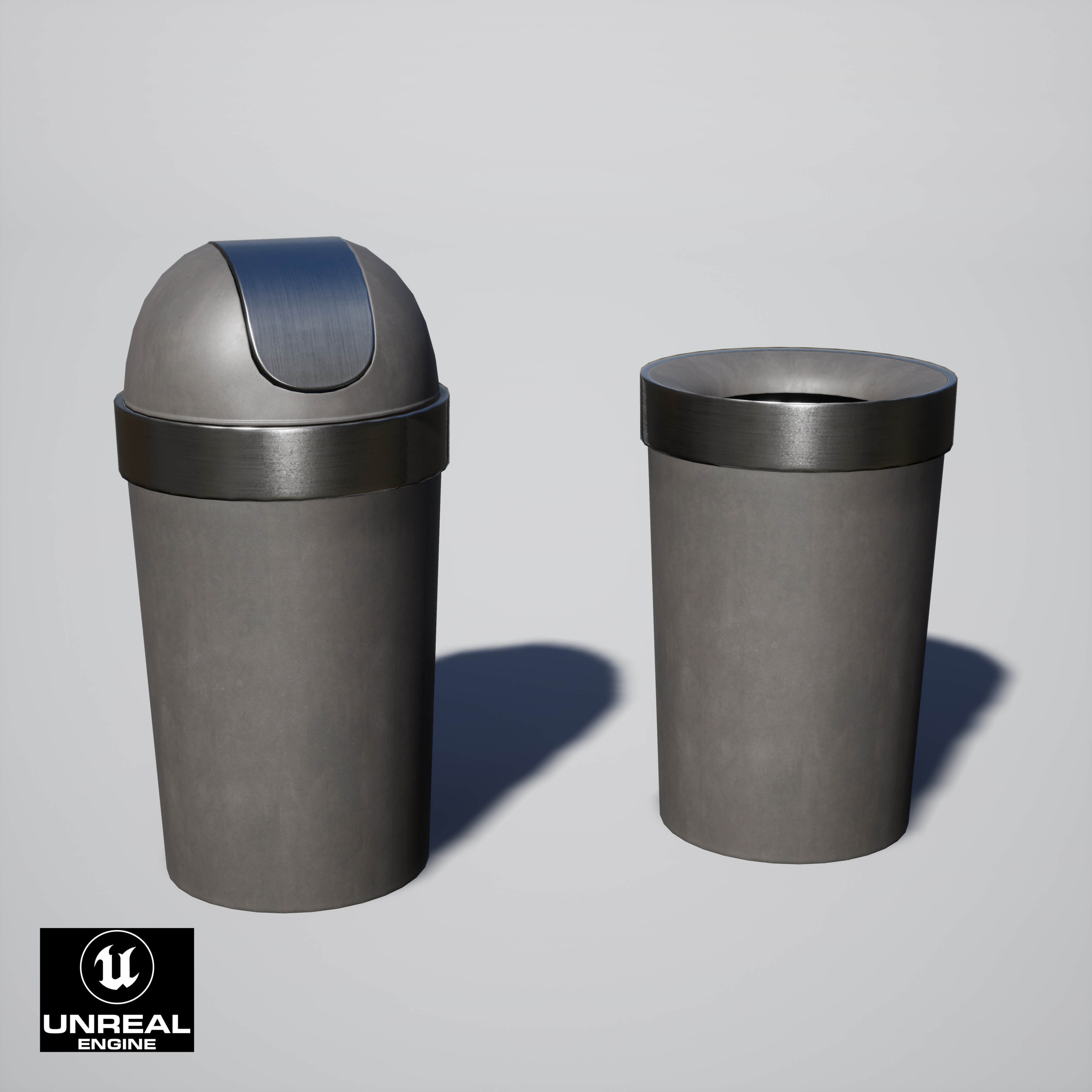 Indoor Trash Can - 3D Model by GunsNTanks