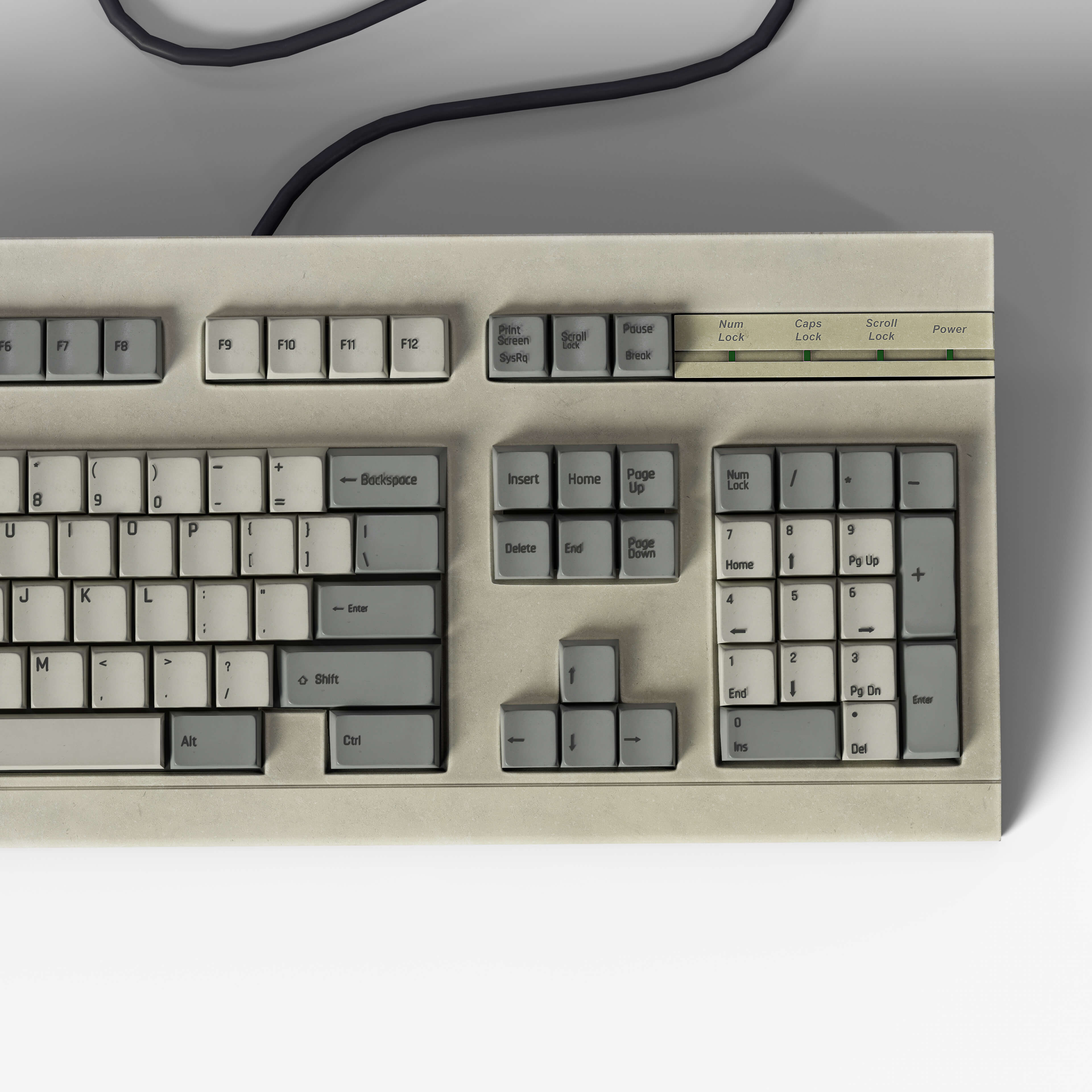 Keyboard and Mouse - 3D Model by GunsNTanks