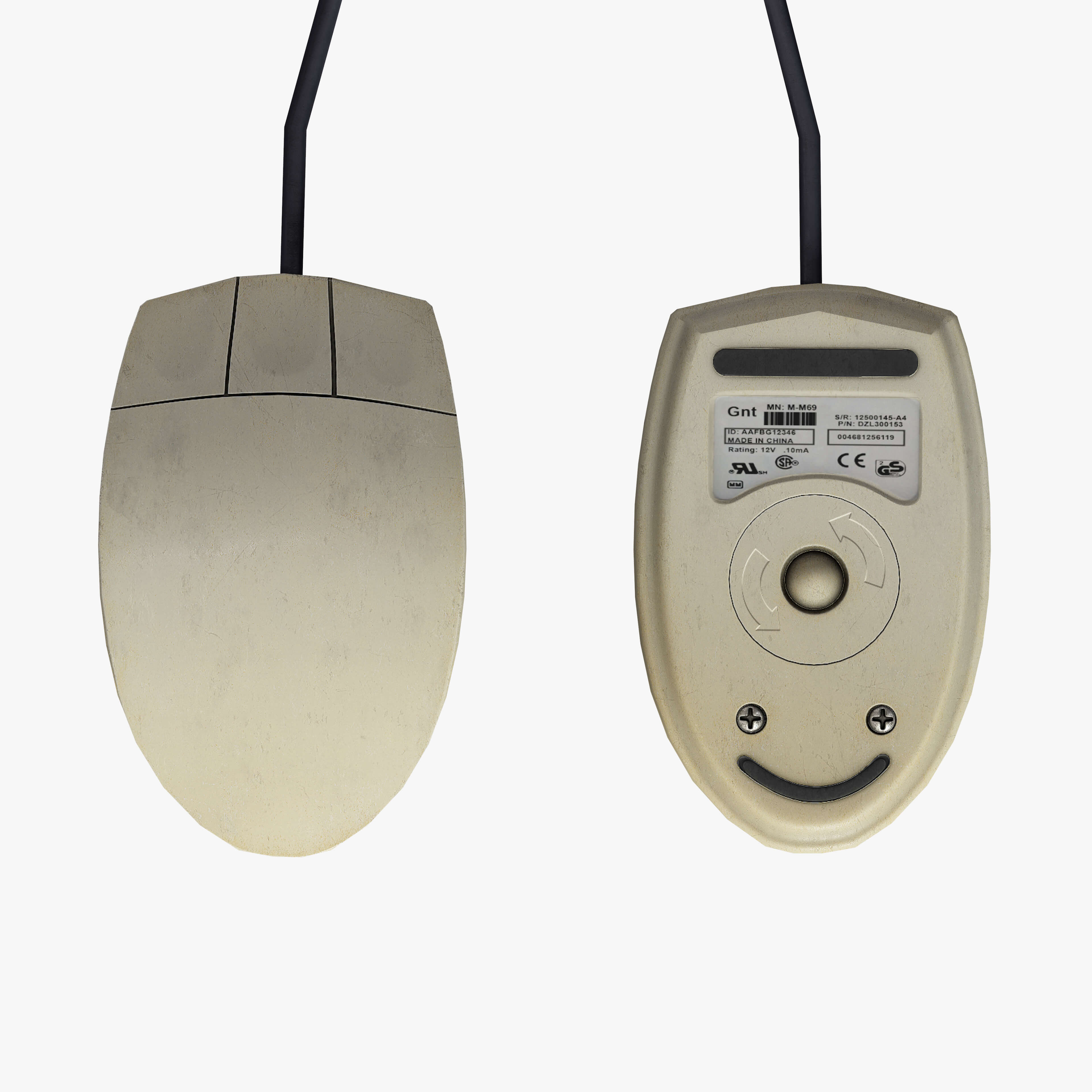 Keyboard and Mouse - 3D Model by GunsNTanks