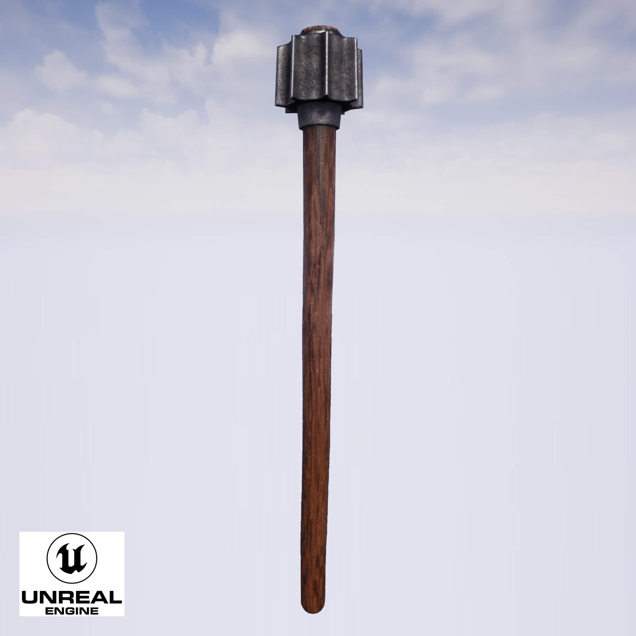 Melee Trench Mace - 3D Model by GunsNTanks
