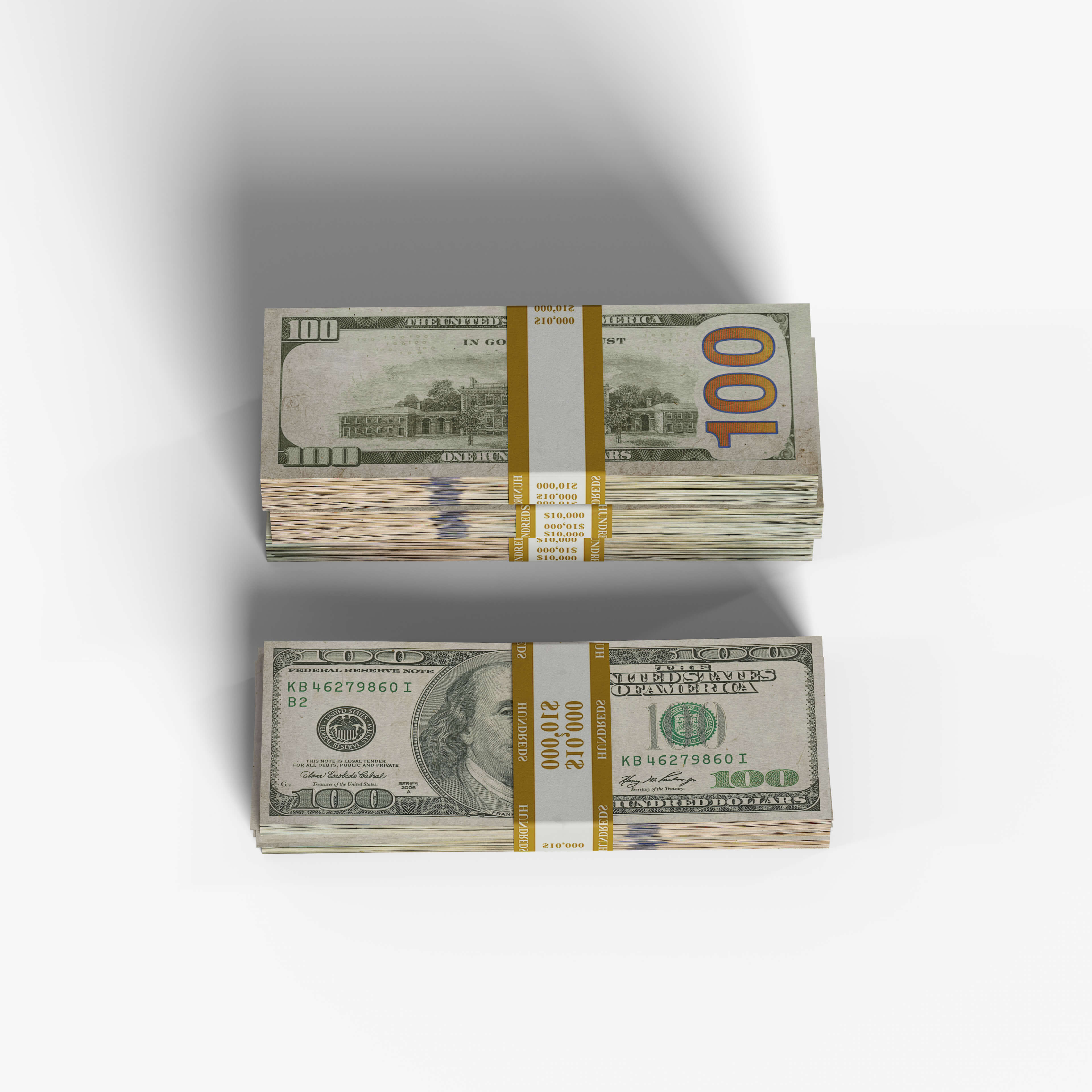 Money Stack Set - 3D Model by GunsNTanks