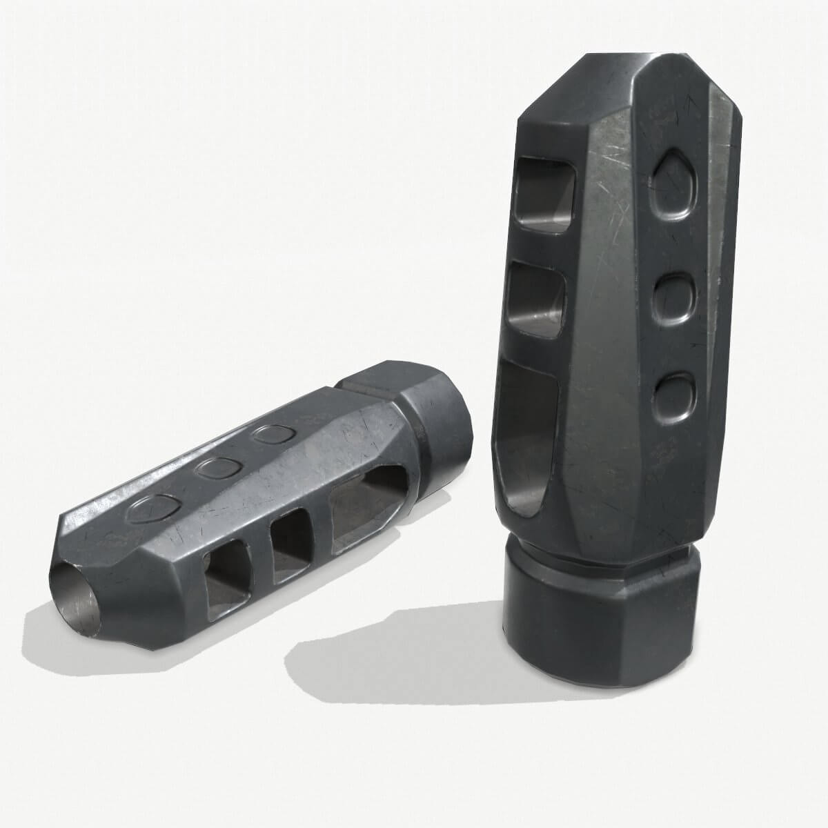Muzzle Brake Pack Vol-1 3D Model by GunsNTanks