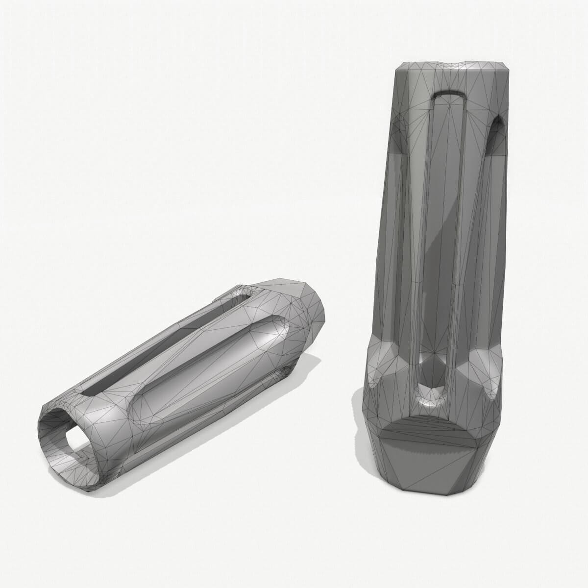 Muzzle Brake Pack Vol-1 3D Model by GunsNTanks