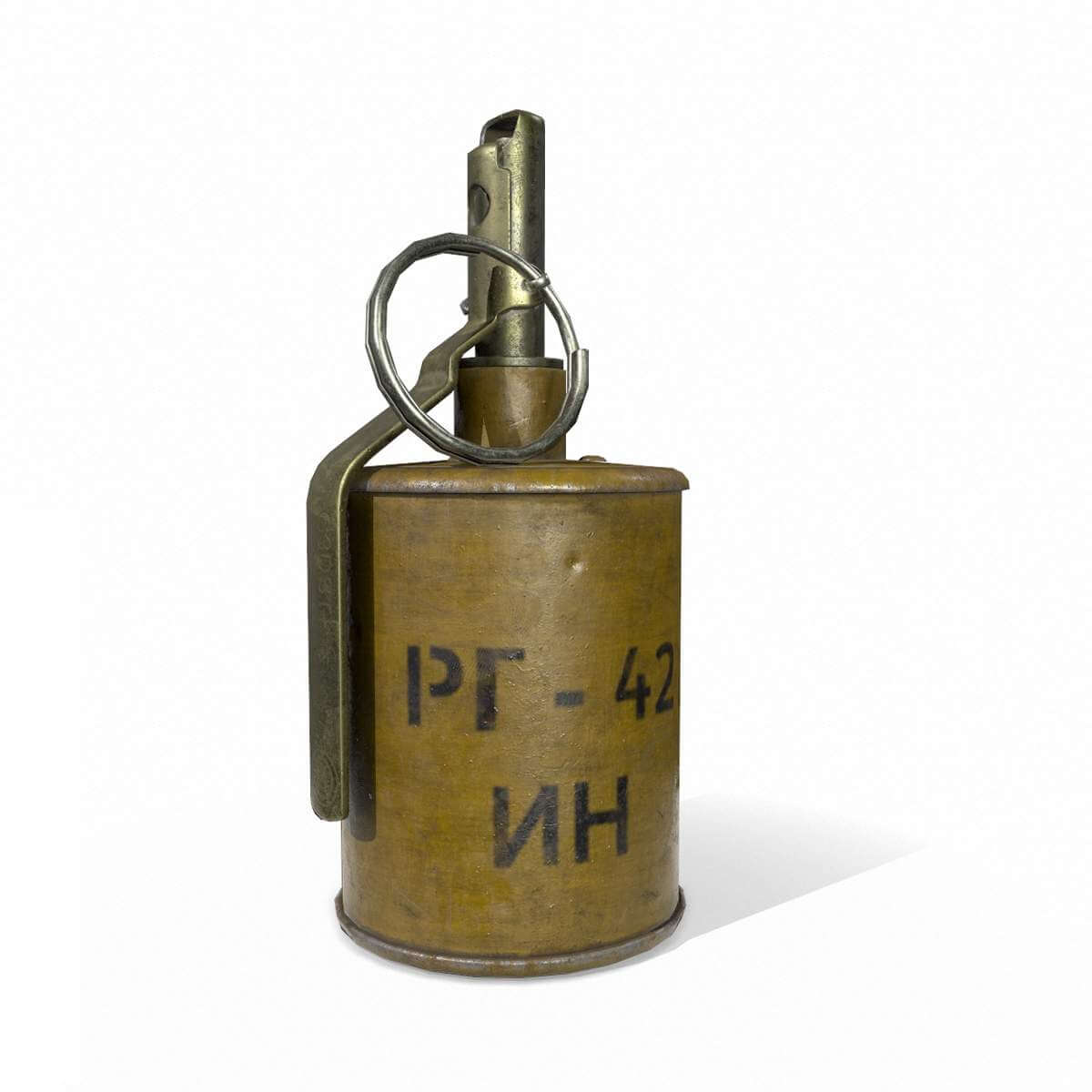 RG42 Grenade - 3D Model by GunsNTanks