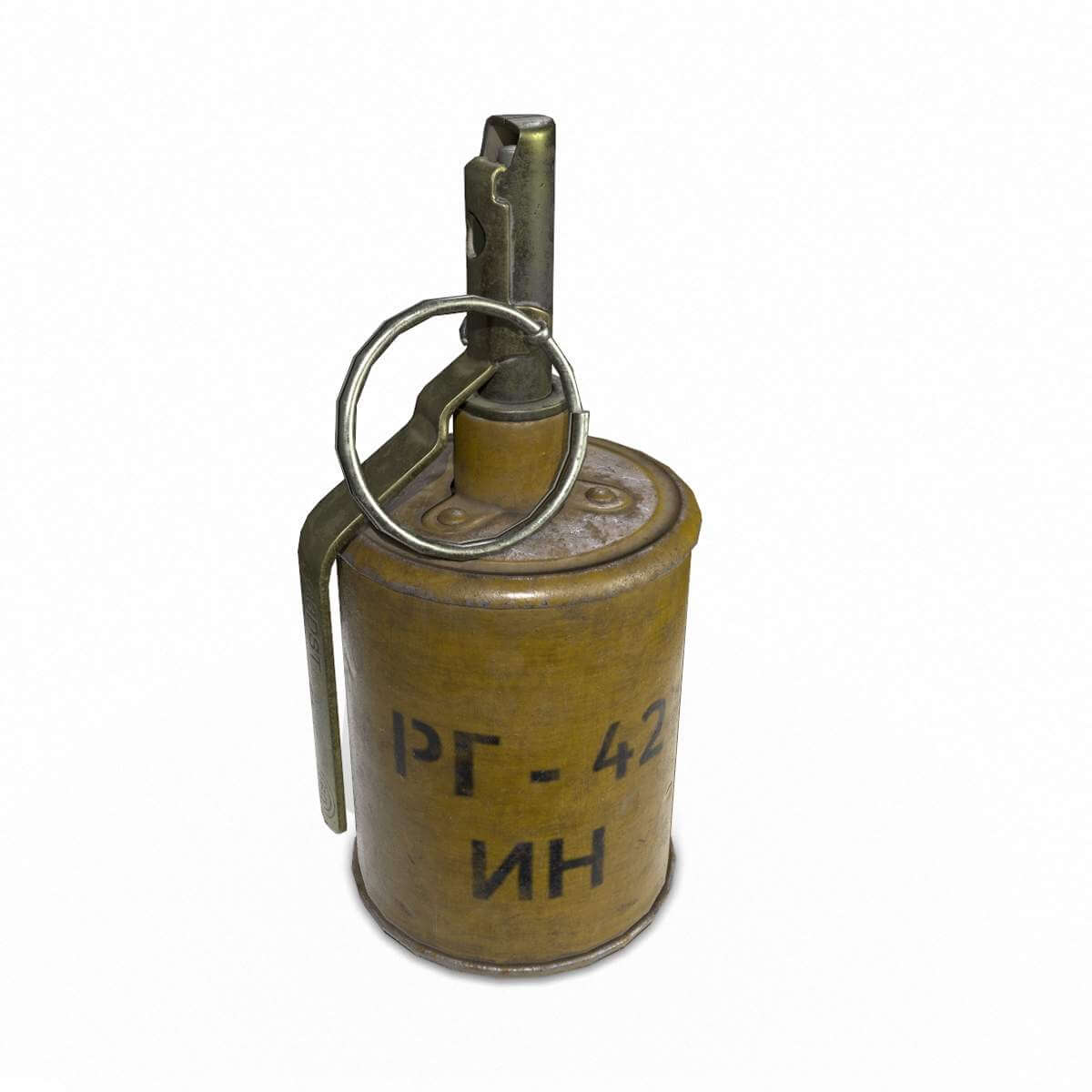 RG42 Grenade - 3D Model by GunsNTanks