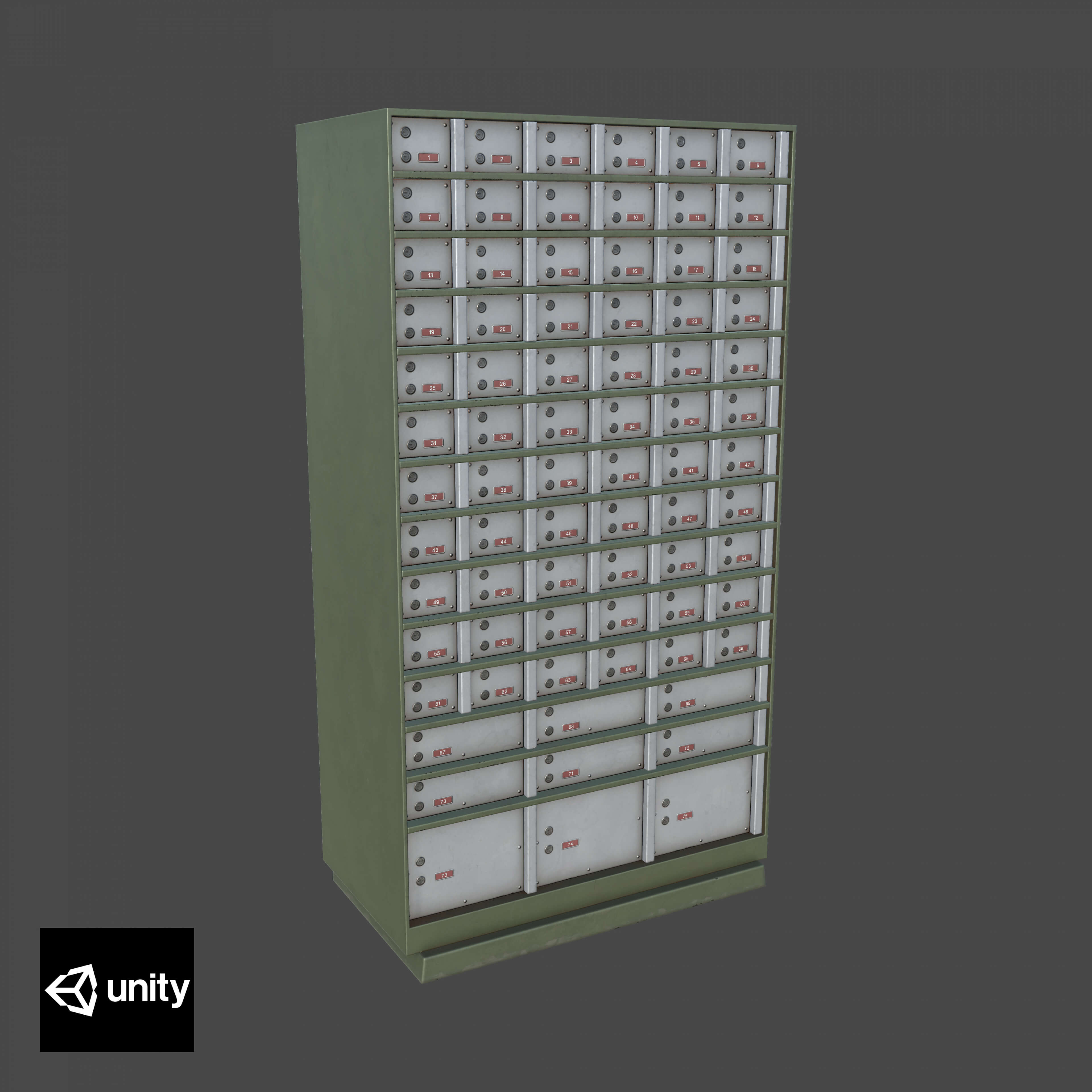 Safe Deposit Locker Set - 3D Model by GunsNTanks