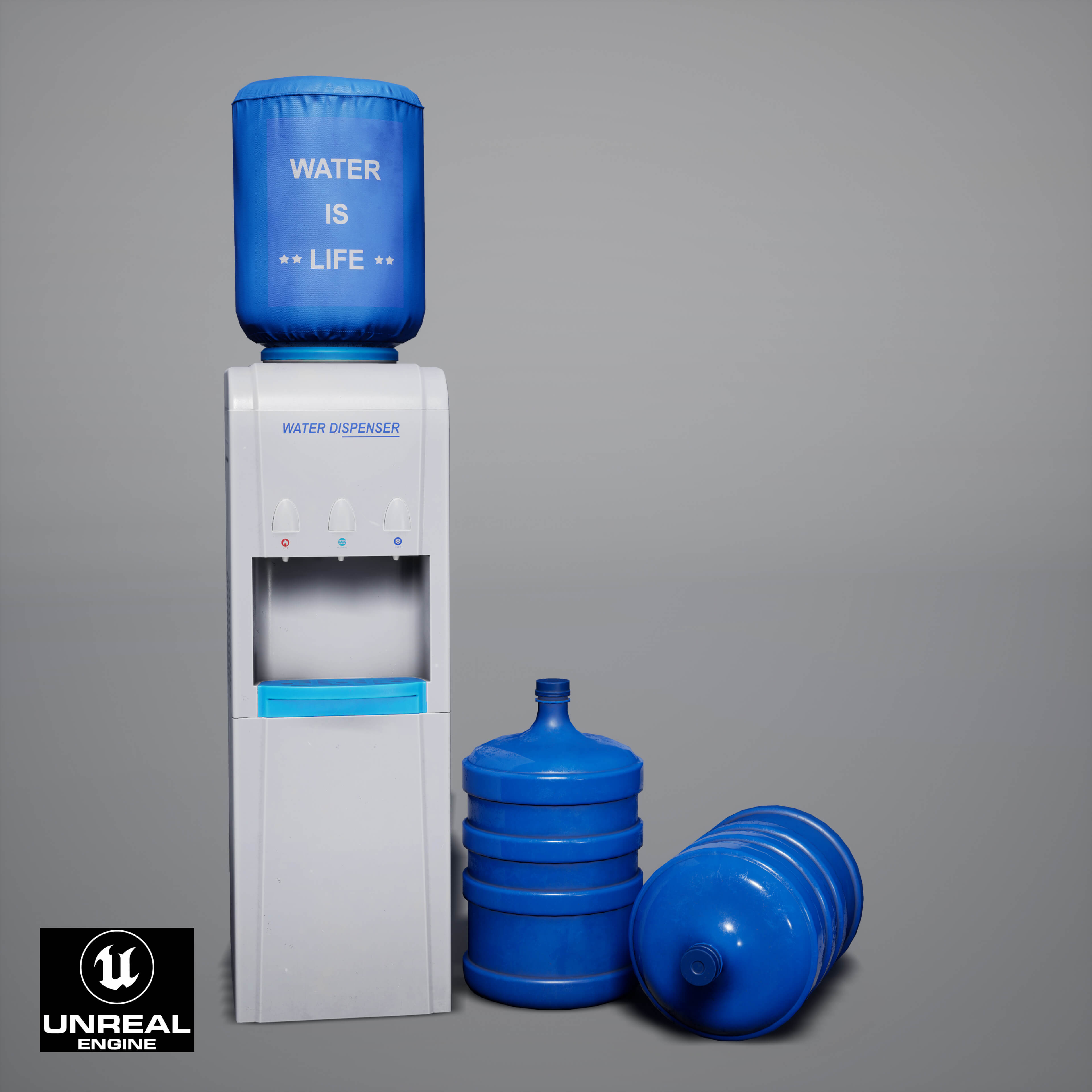Water Dispenser - 3D Model by GunsNTanks