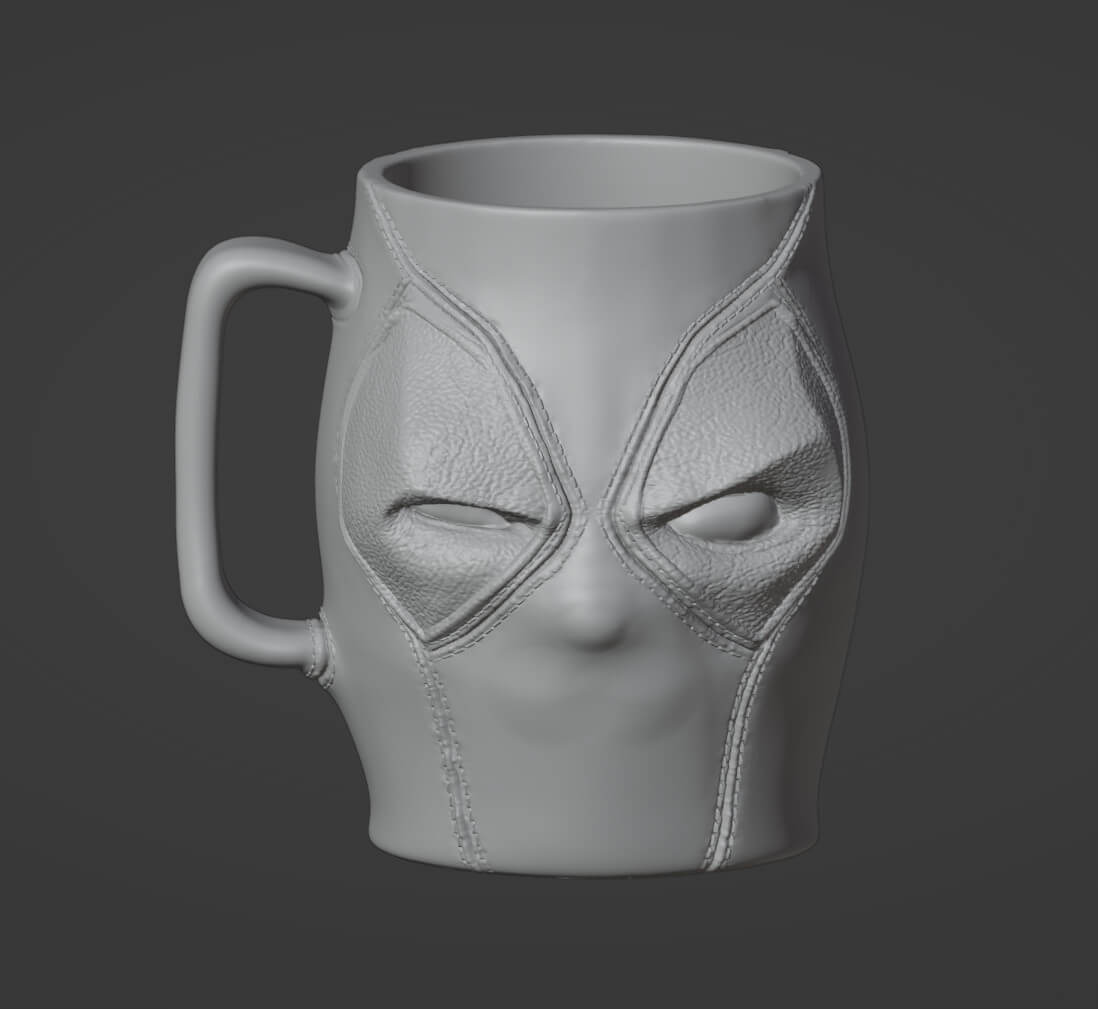 Deadpool Beer Cup - 3D Model by gurhansukuroglu