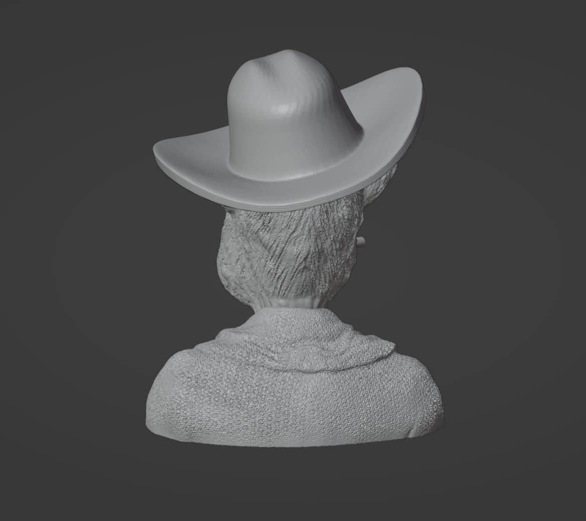 Cowboy Hat NFT Monkey - 3D Print Model by gurhansukuroglu