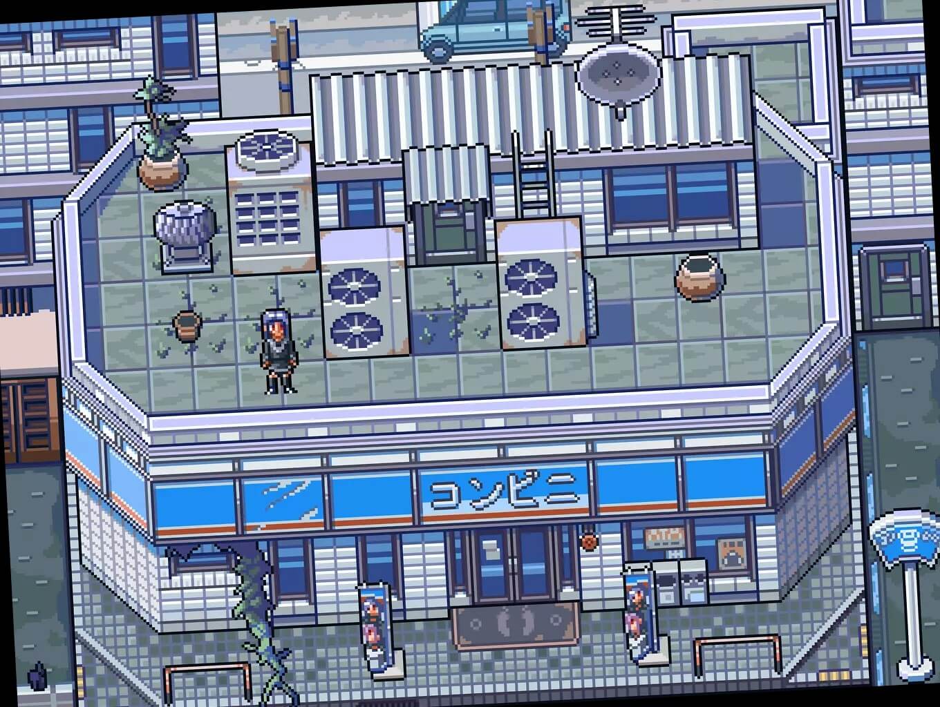 The Japan Collection: Corner Store - 2D Game Asset by GuttyKreum