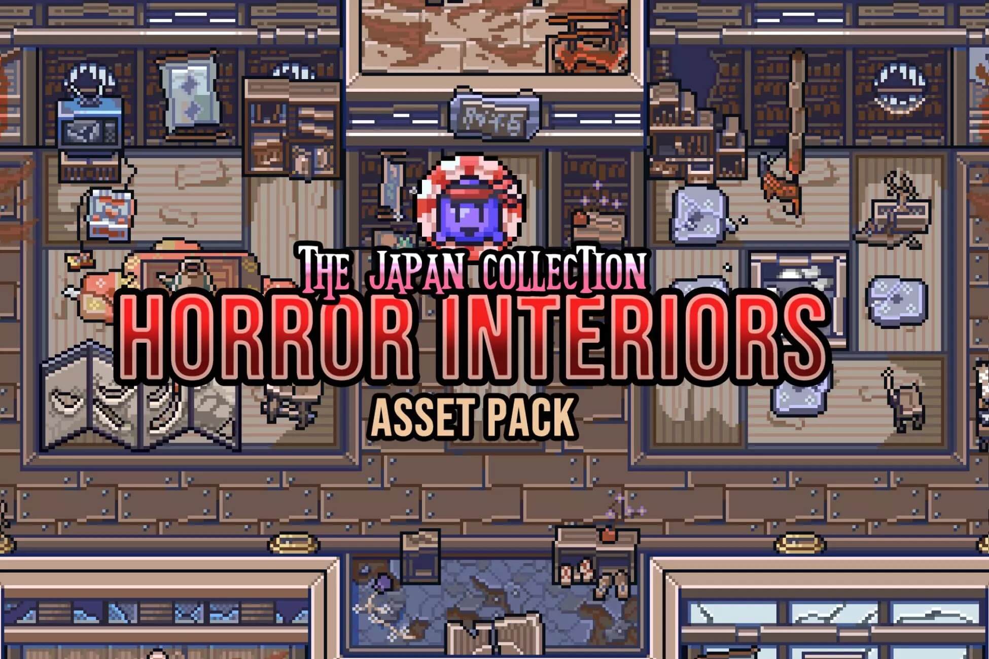 The Japan Collection: Horror Interiors - 2D Game Asset by GuttyKreum