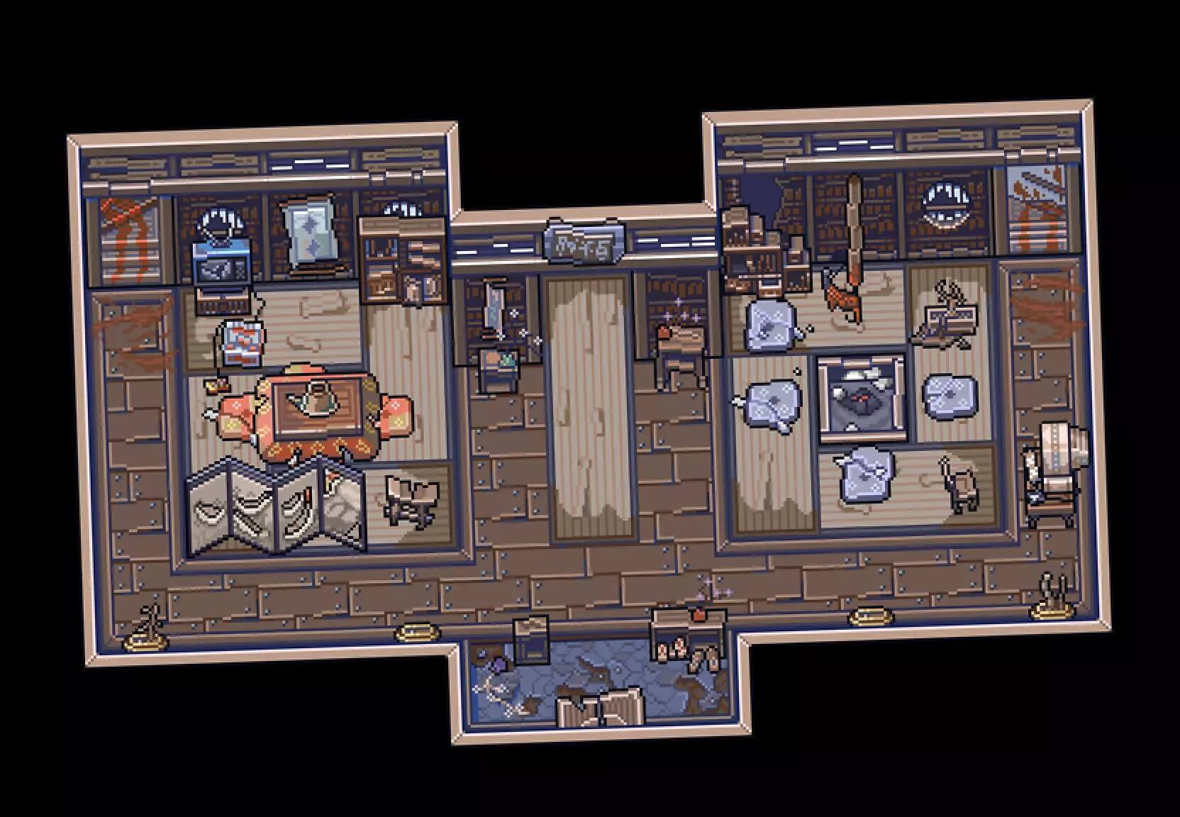 The Japan Collection: Horror Interiors - 2D Game Asset by GuttyKreum