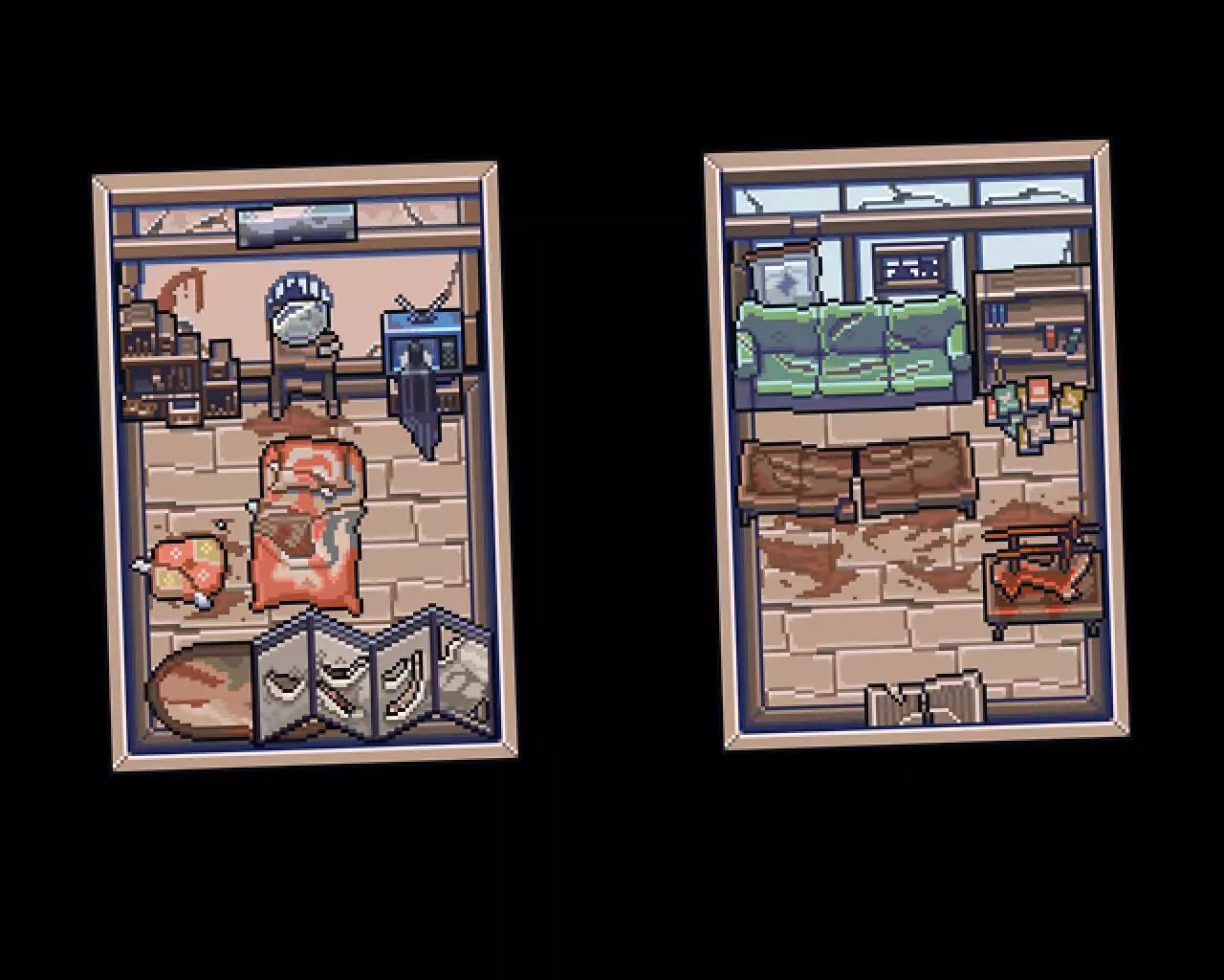 The Japan Collection: Horror Interiors - 2D Game Asset by GuttyKreum