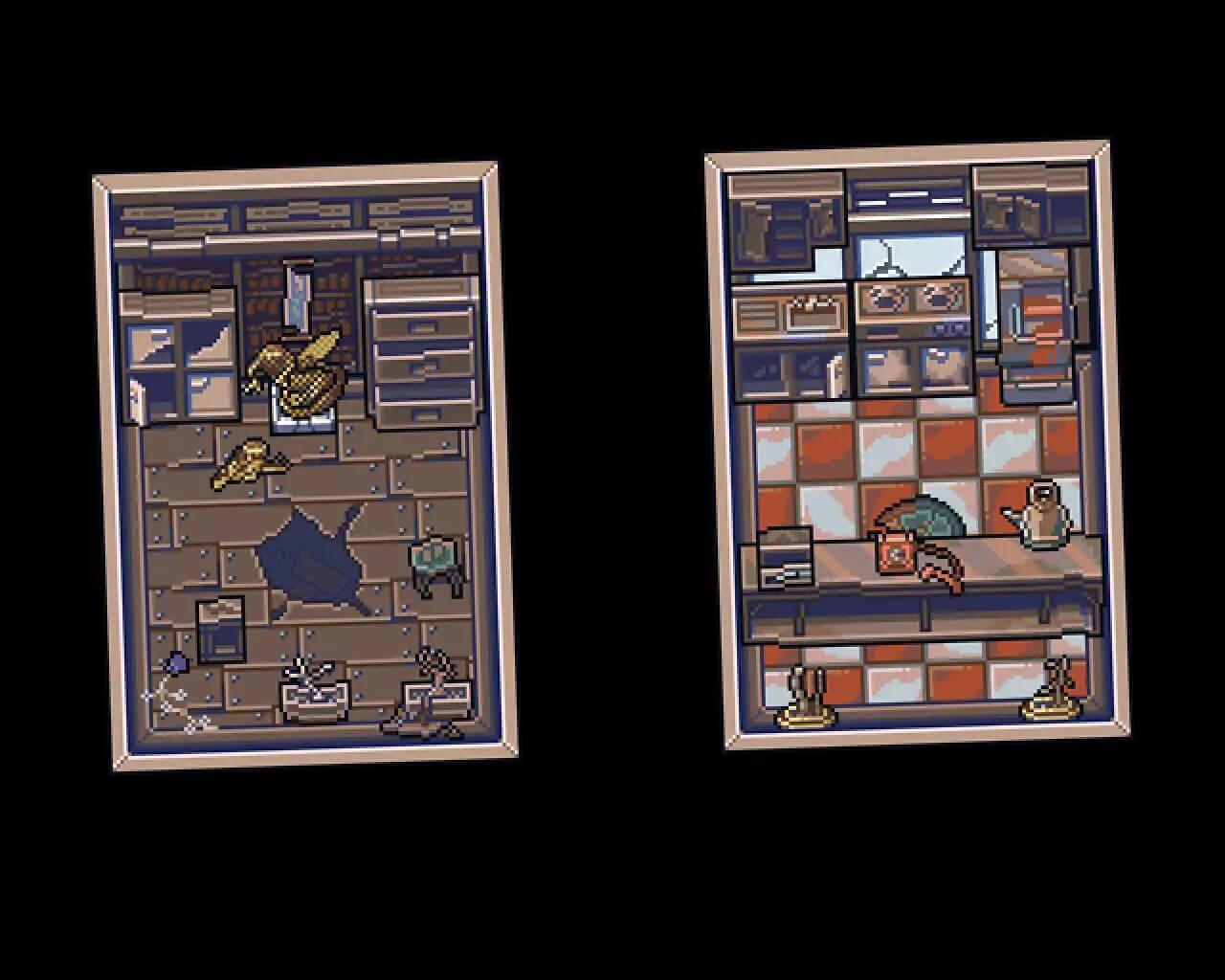 The Japan Collection: Horror Interiors - 2D Game Asset by GuttyKreum