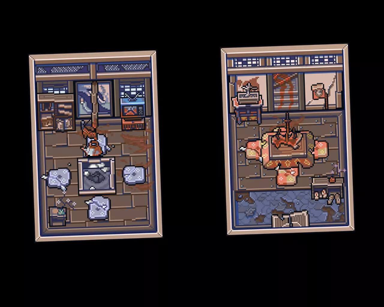 The Japan Collection: Horror Interiors - 2D Game Asset by GuttyKreum