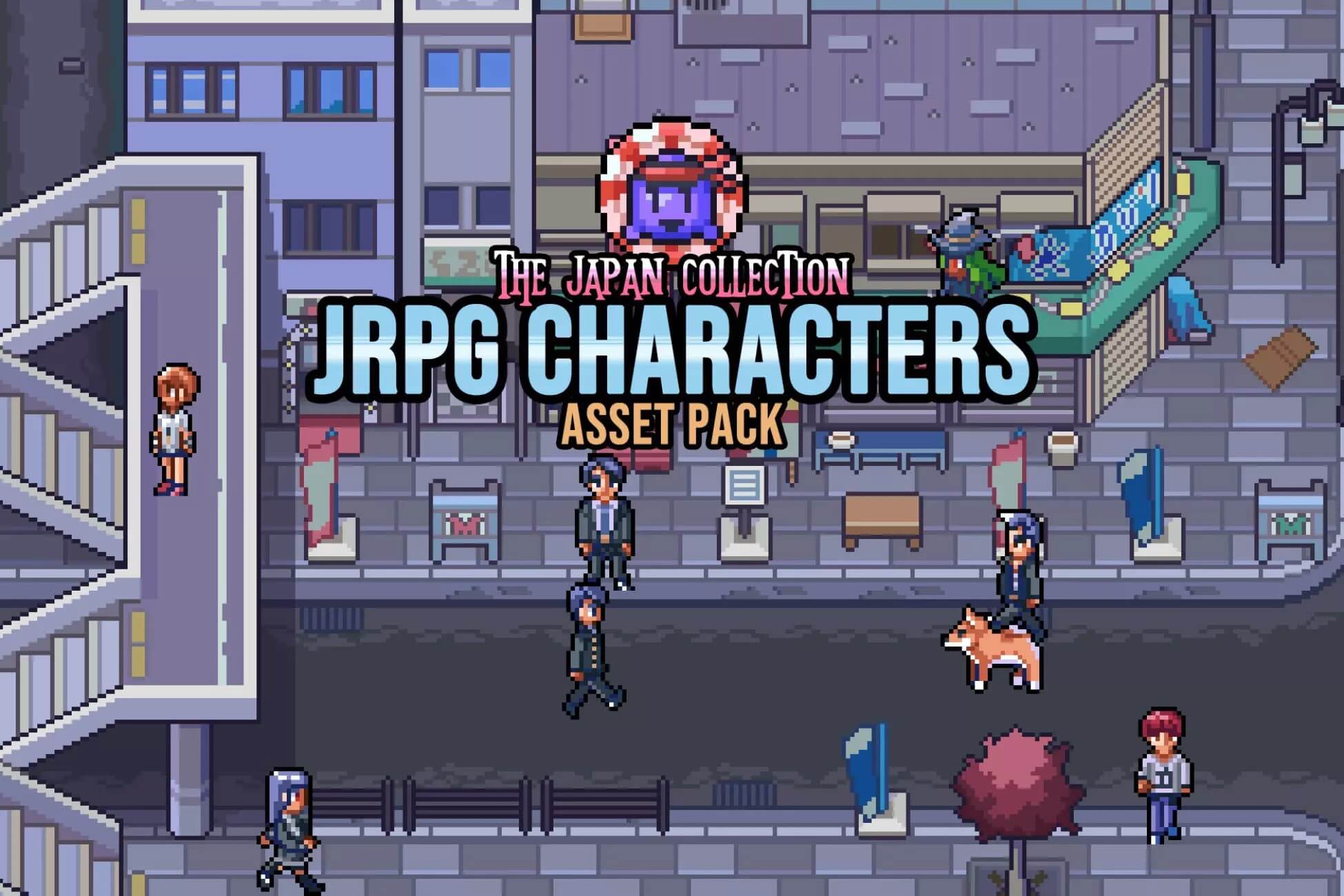 The Japan Collection: Jrpg Characters - 2D Game Asset by GuttyKreum