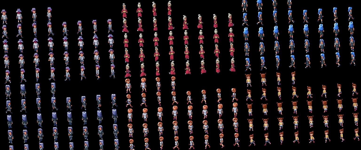 The Japan Collection: Jrpg Characters - 2D Game Asset by GuttyKreum