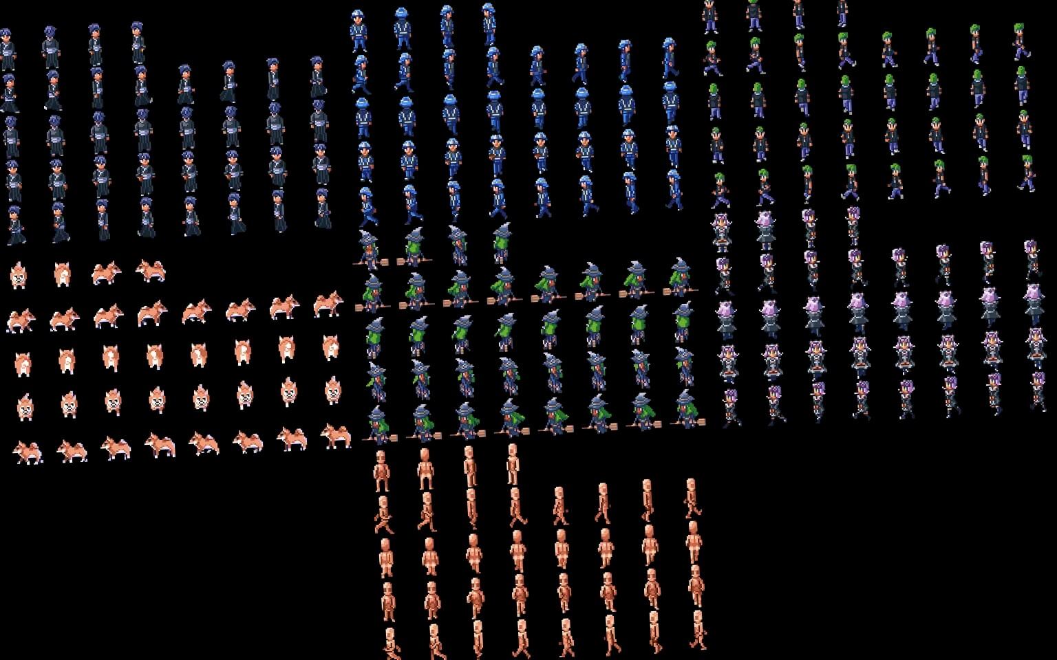 The Japan Collection: Jrpg Characters - 2D Game Asset by GuttyKreum