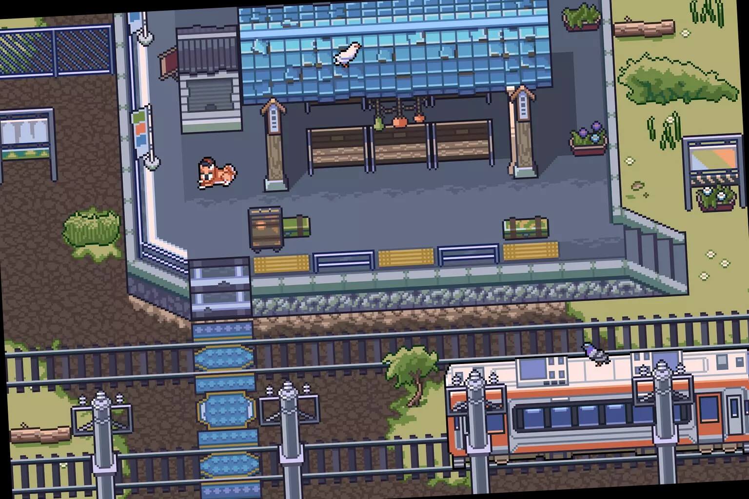 The Japan Collection: Train Station - 2D Game Asset by GuttyKreum