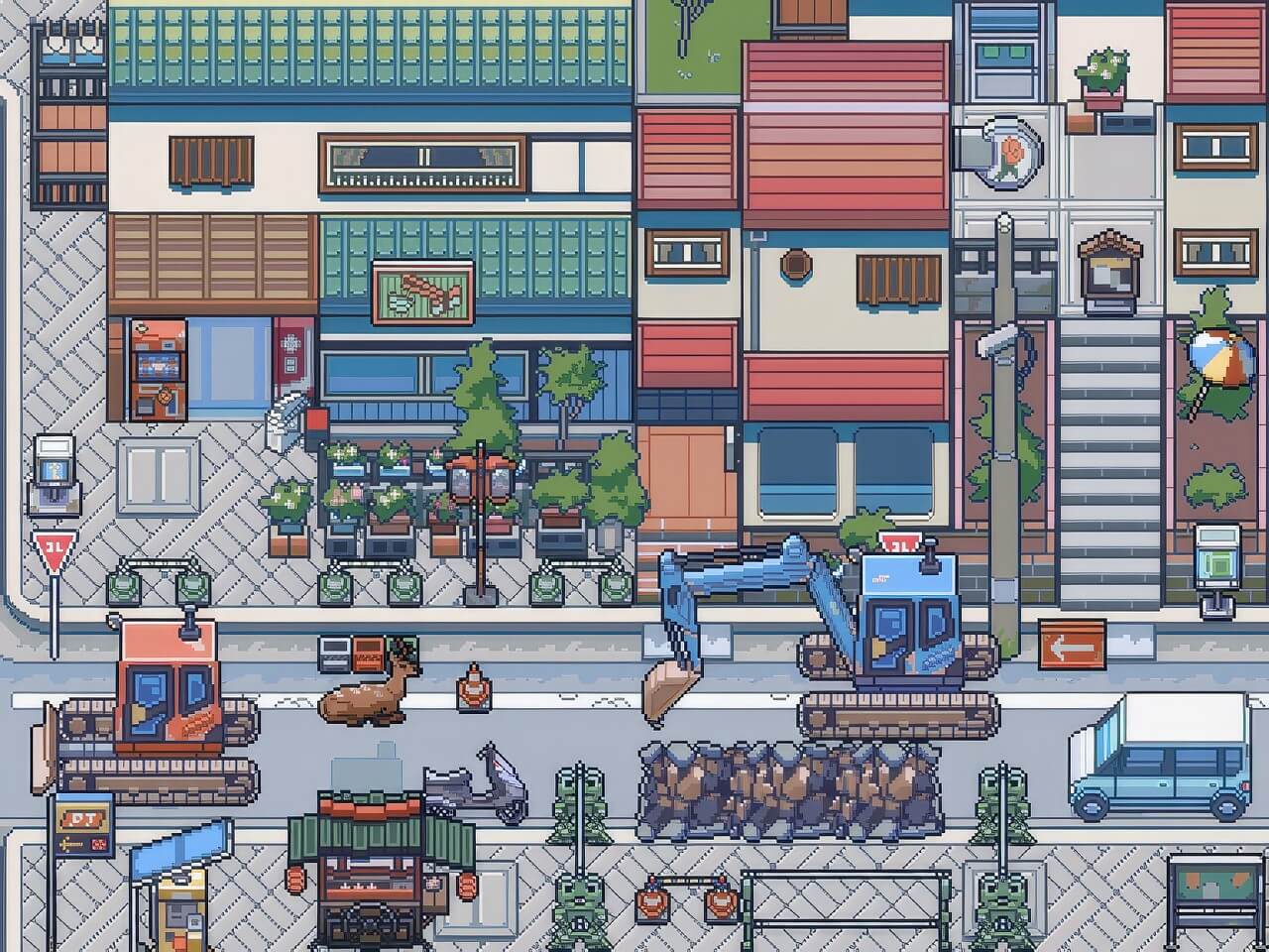 The Japan Collection: Urban Accessories - 2D Game Asset by GuttyKreum