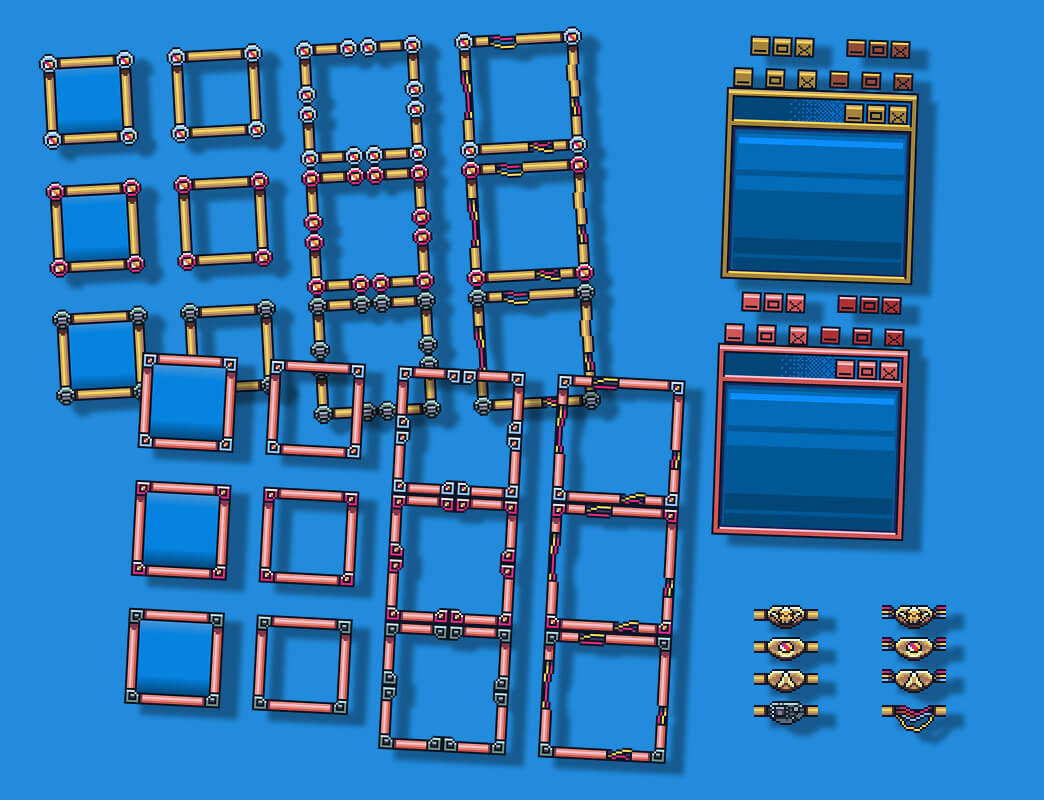 The Japan Collection: User Interface - 2D Game Asset by GuttyKreum