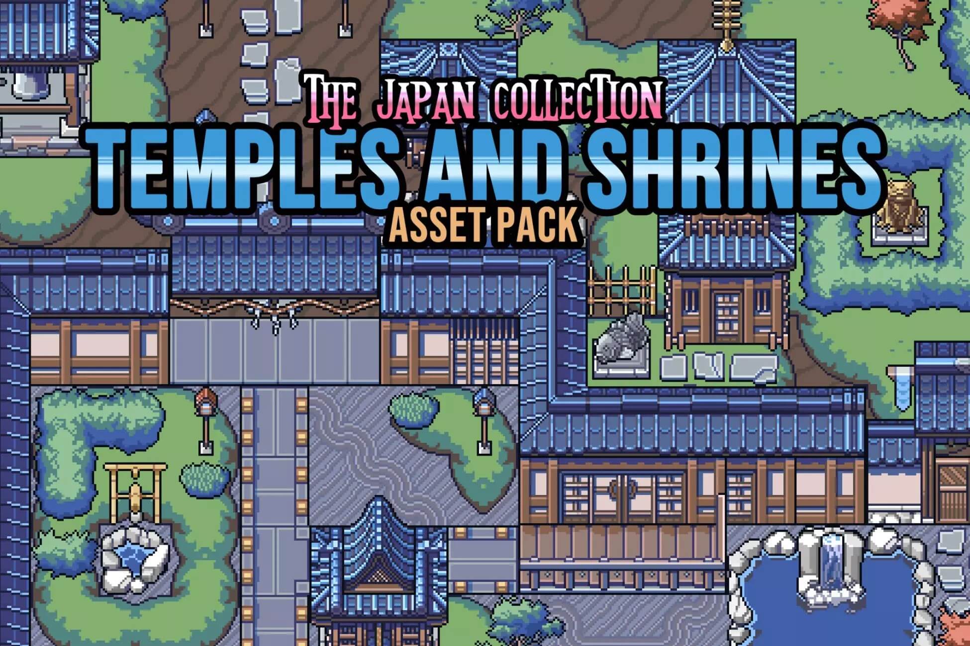 The Japan Collection: Temples and Shrines - 2D Game Asset by GuttyKreum
