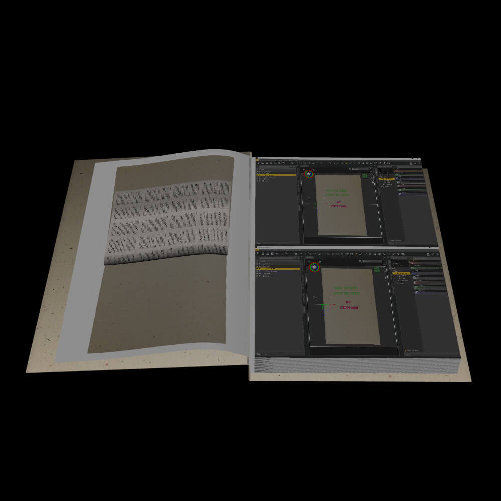 Book Fully Rigged - Daz Content by guy91600
