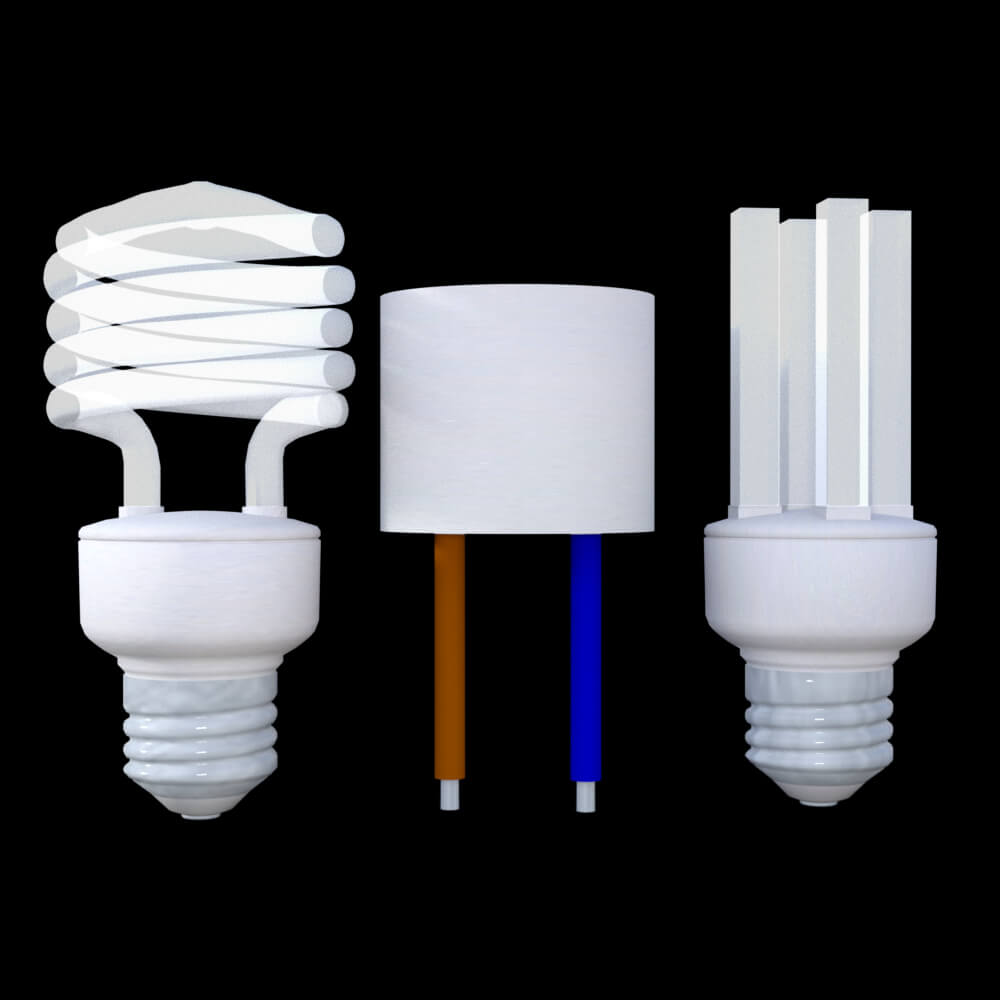 Compact Fluorescent Bulb - Daz Content by guy91600