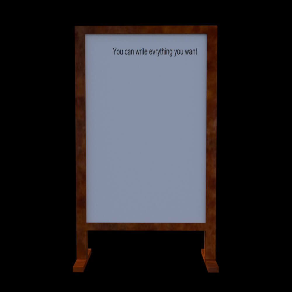 Frame Shop Sign - Daz Content by guy91600