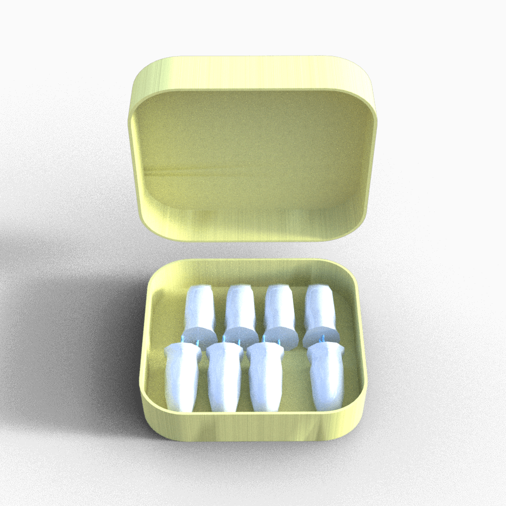 Boxes for Menstruation Tampon 3D Render, Digital Art by guy91600