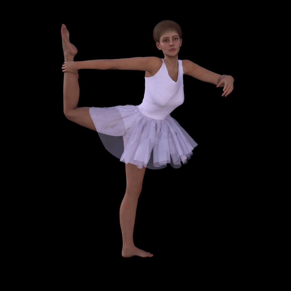 Dynamic Dress for G9F 3D Render, Digital Art by guy91600