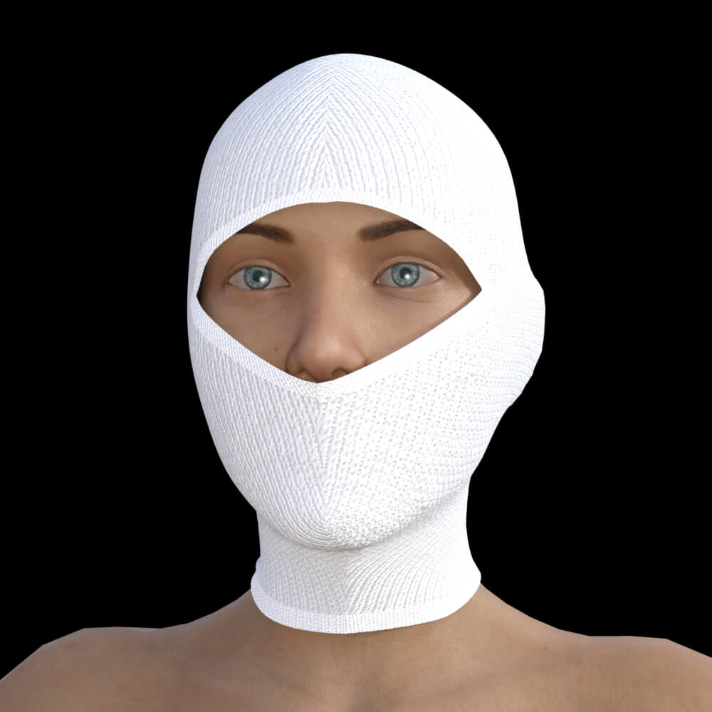 My Balaclava for G8F 3D Render, Digital Art by guy91600