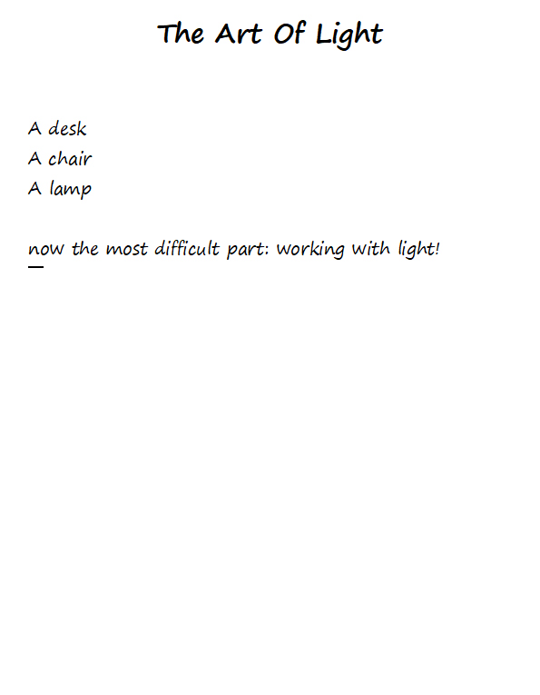 The Art Of Light Render Contest 3D Render by guy91600