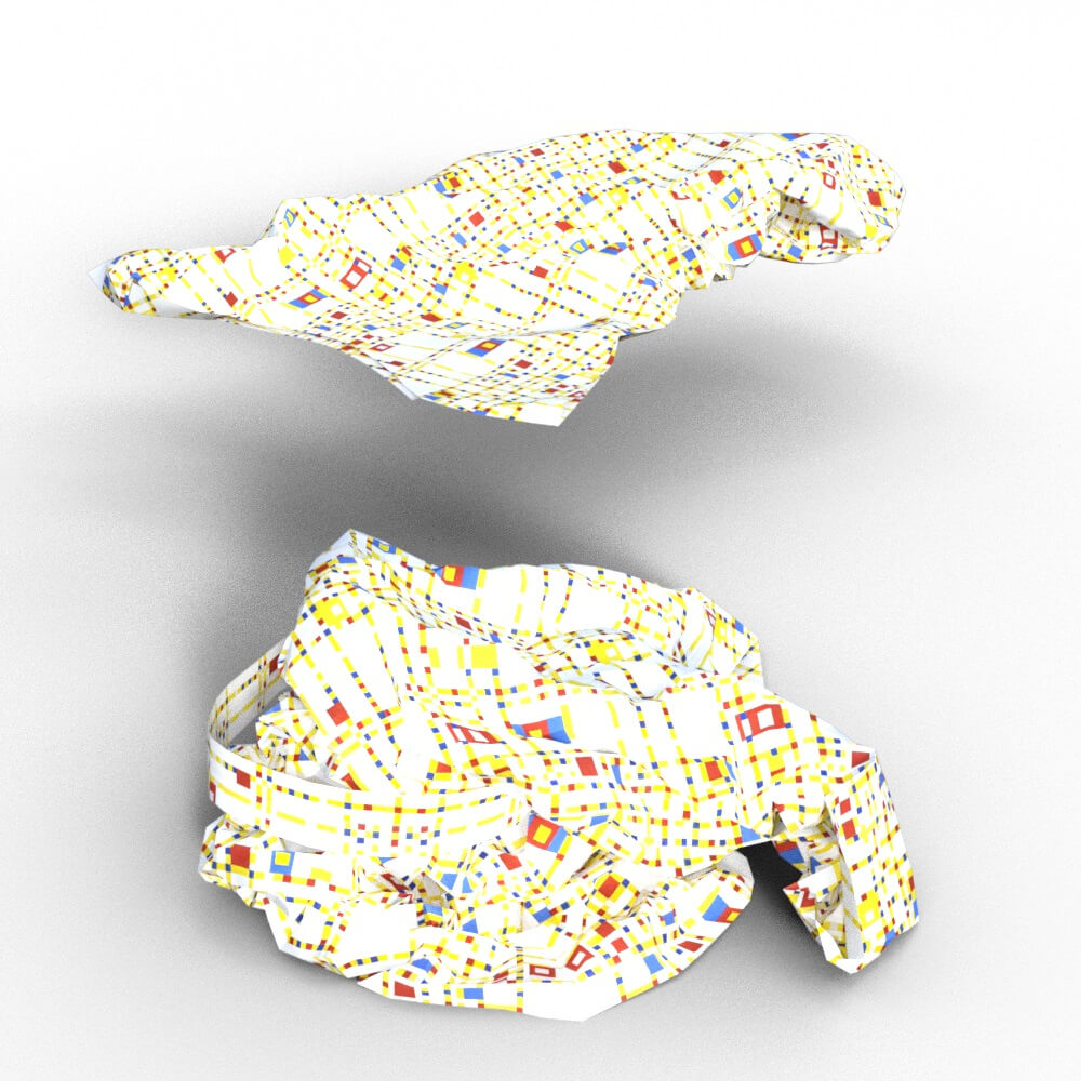 Mondrian Boogie Woogie Dress for G9F - Daz Content by guy91600