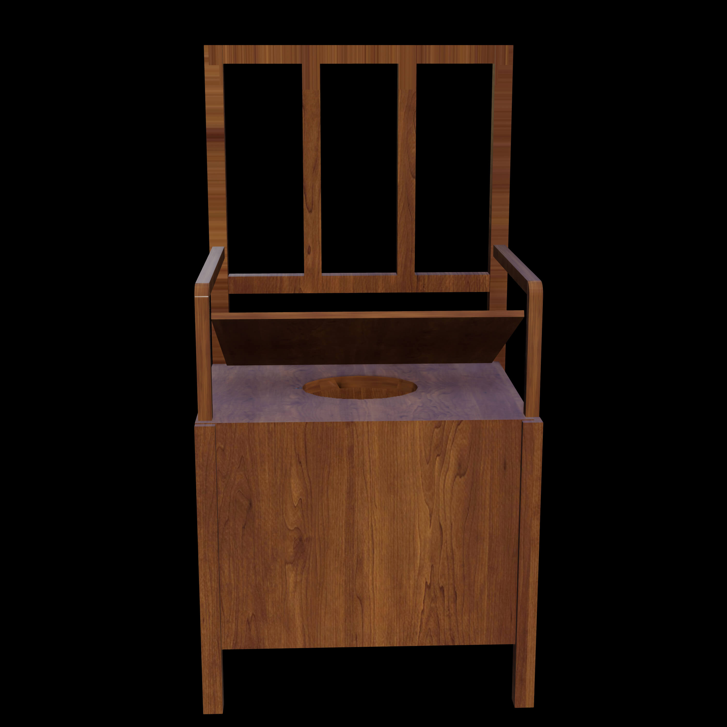 Old Commode Chair - Daz Content by guy91600