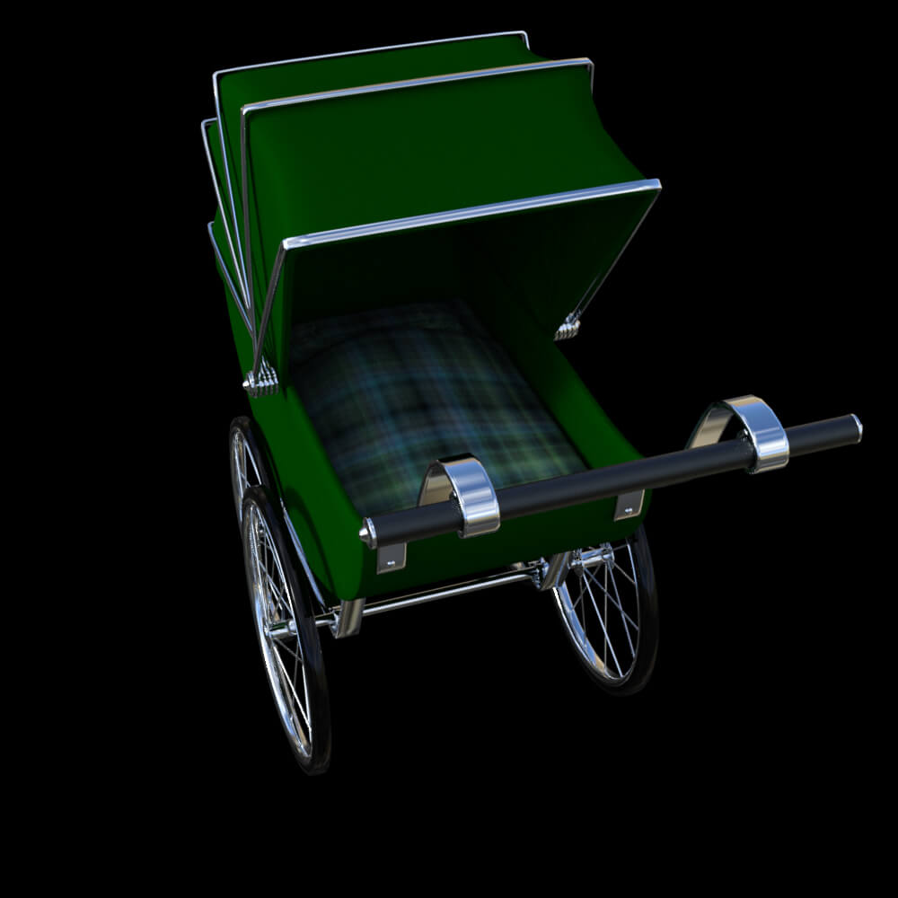 Stroller for All Genesis Baby - Daz Content by guy91600