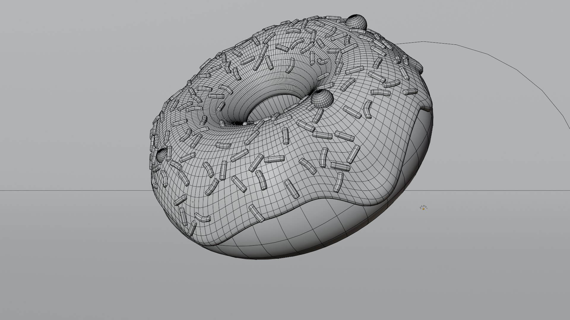 Chocolate Donut - 3D Model by gvart